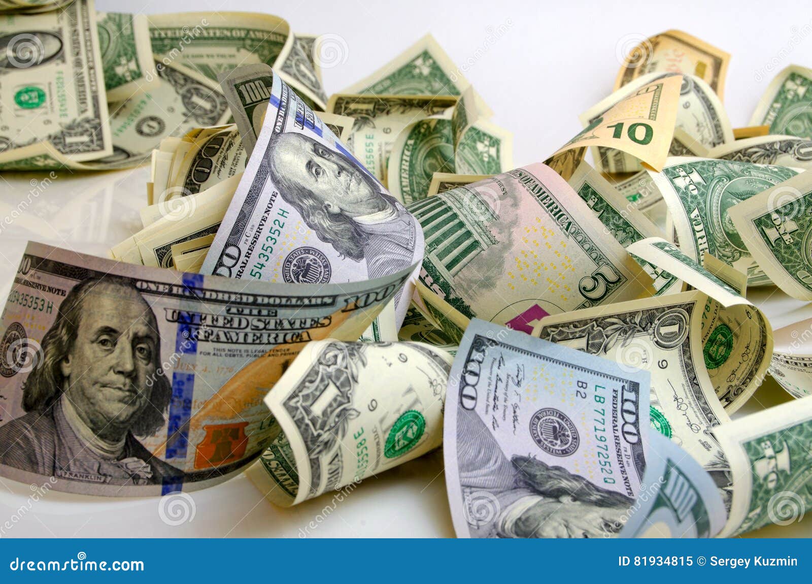 Cash US dollars. stock image. Image of foreign, profitability - 81934815