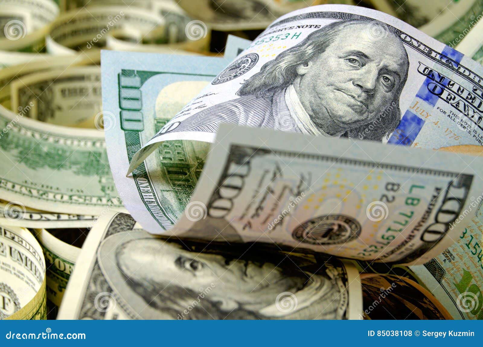 Cash US dollars. stock photo. Image of cash, rate, profit - 85038108