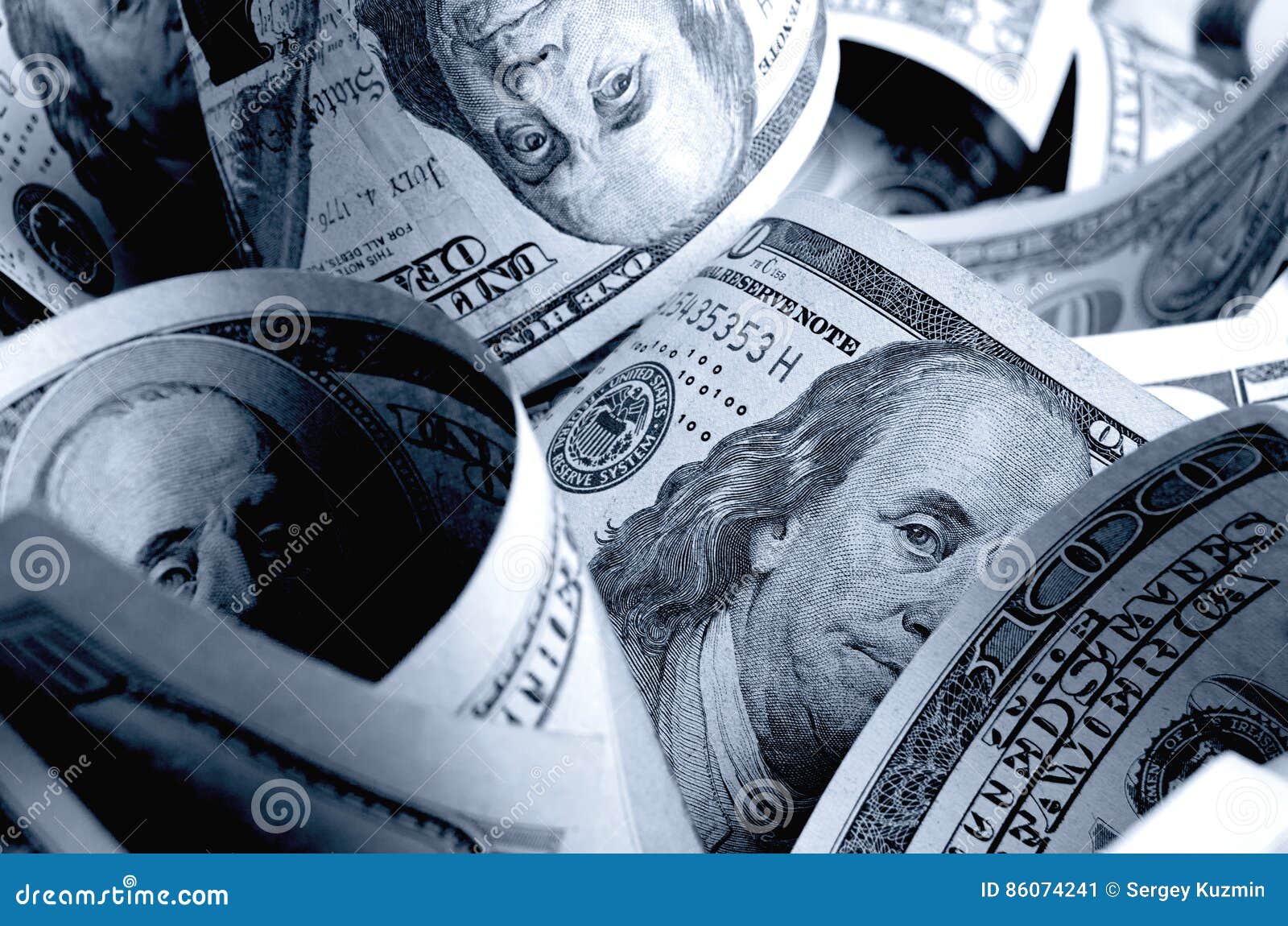 Cash US dollars. stock image. Image of assets, dollar - 86074241