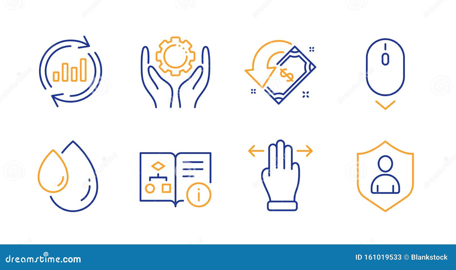 Cashback, Multitasking Gesture and Technical Algorithm Icons Set. Vector Stock Vector ...