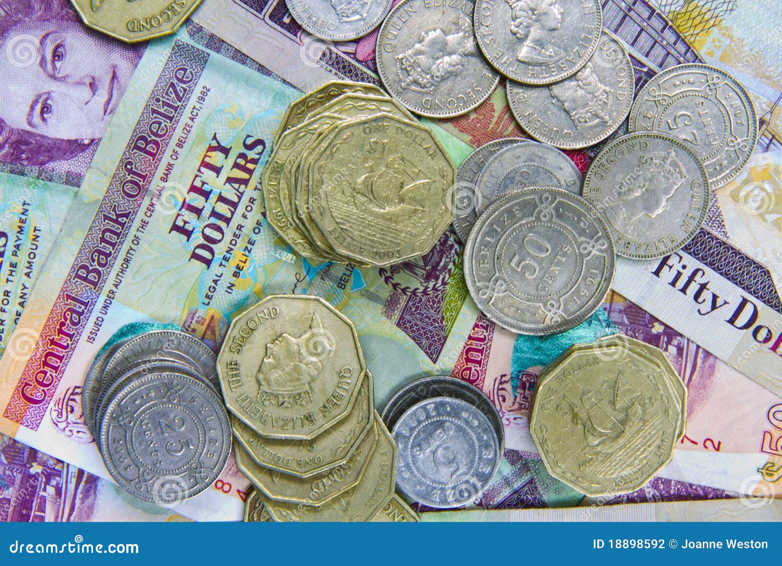 Cashed up in Belize stock photo. Image of sell, currency - 18898592