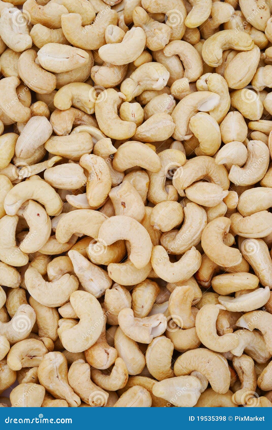 Cashew stock photo. Image of brown, full, vertical, texture - 19535398
