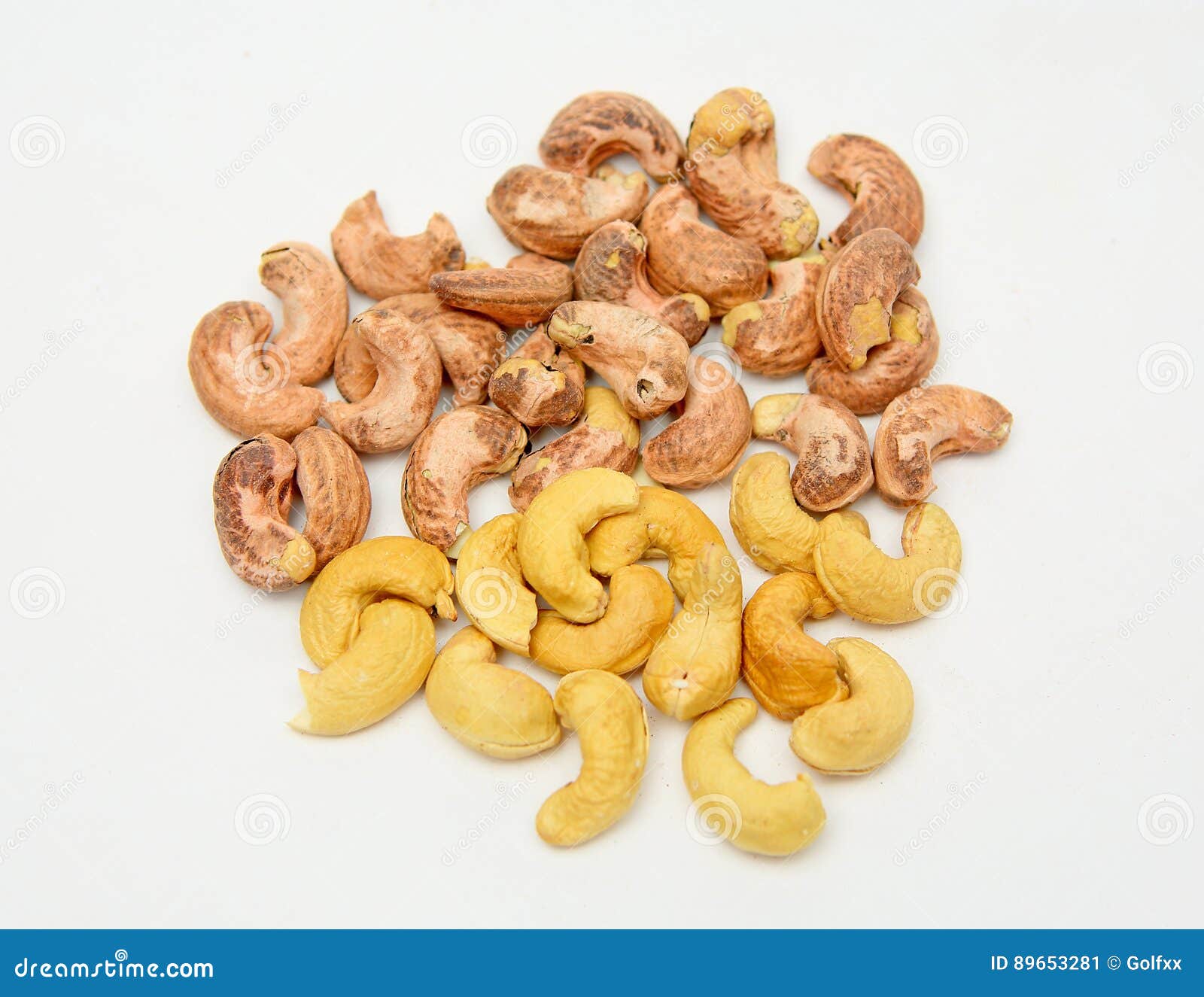 Cashew nut with peel stock image. Image of golden, organic - 89653281