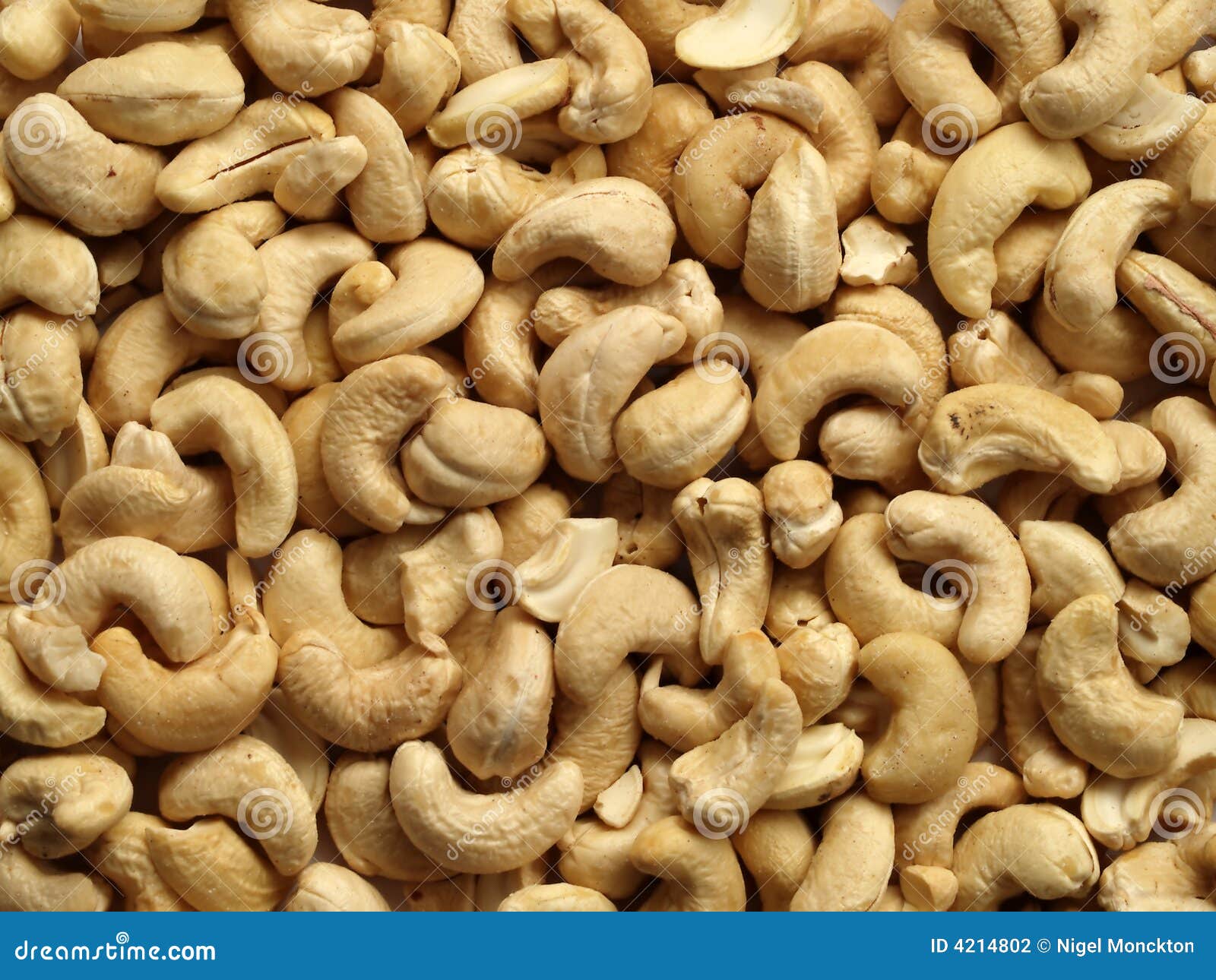 Cashew nuts stock photo. Image of snack, ingredient, texture - 4214802