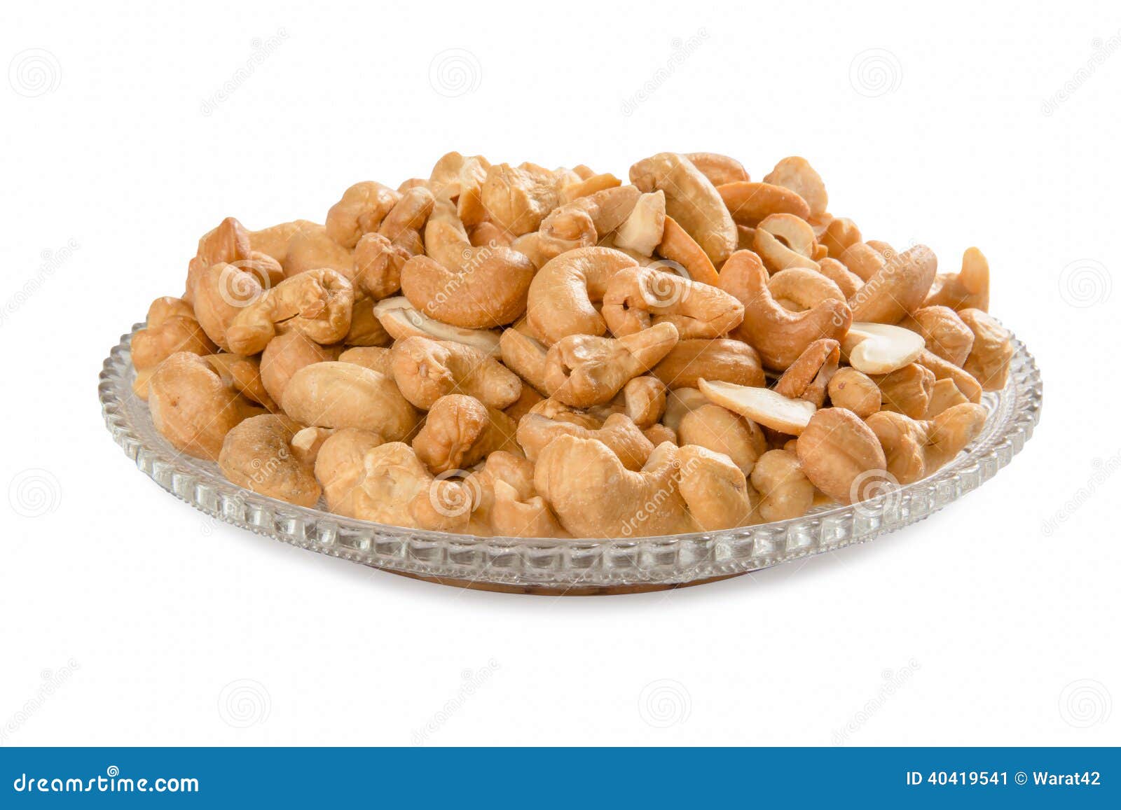 Cashew Nuts In A Crystal Dish Stock Image - Image of cashew, nuts: 40419541