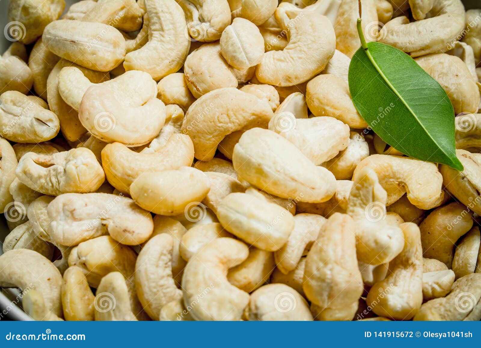 Cashew nuts texture stock photo. Image of roasted, nature - 141915672