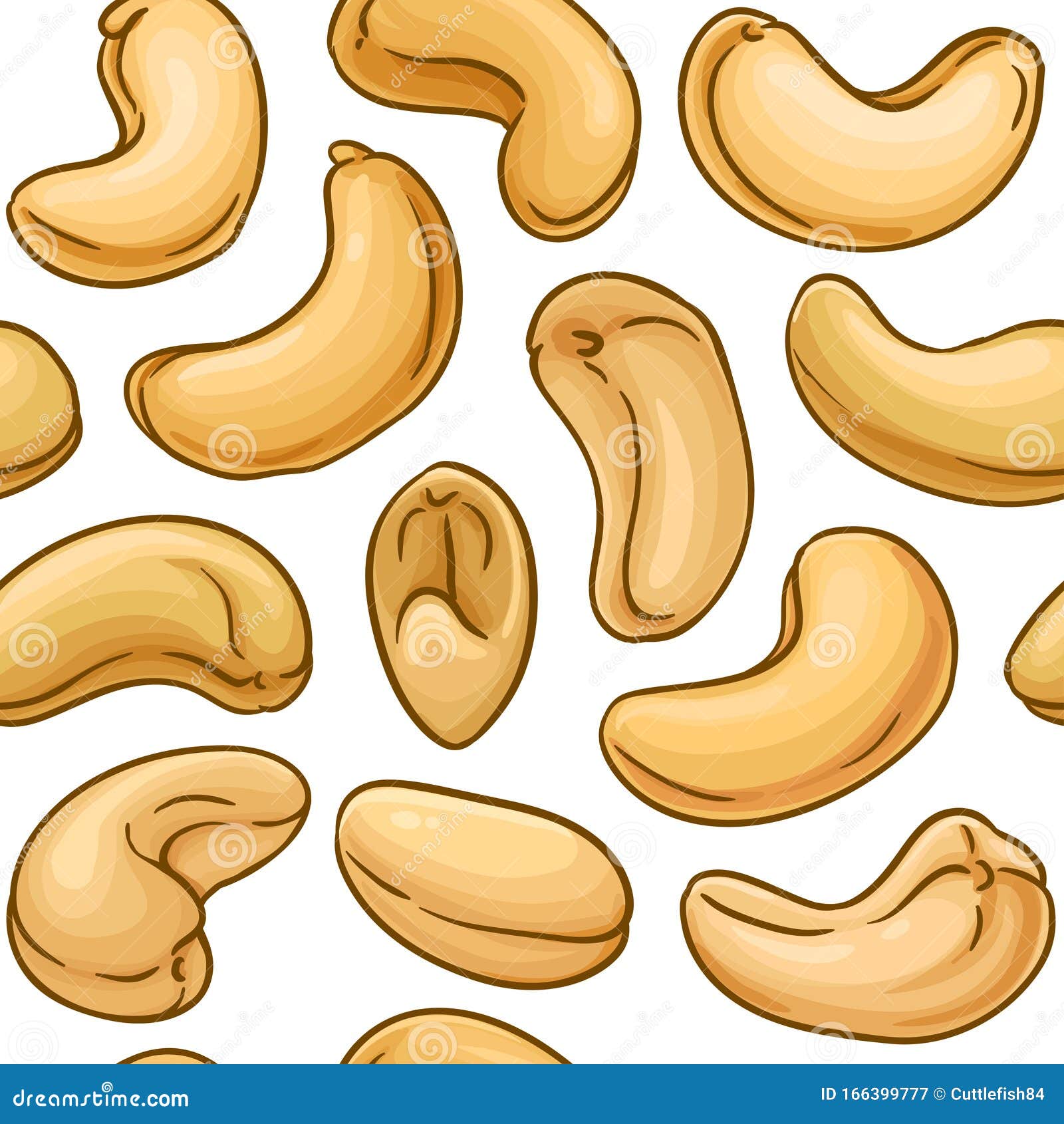 Cashew. Vector Drawing | CartoonDealer.com #78312951