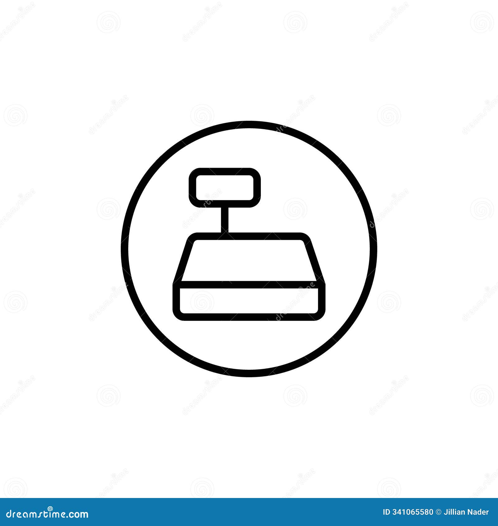 Cashier Icon Vector Illustration | CartoonDealer.com #195051930