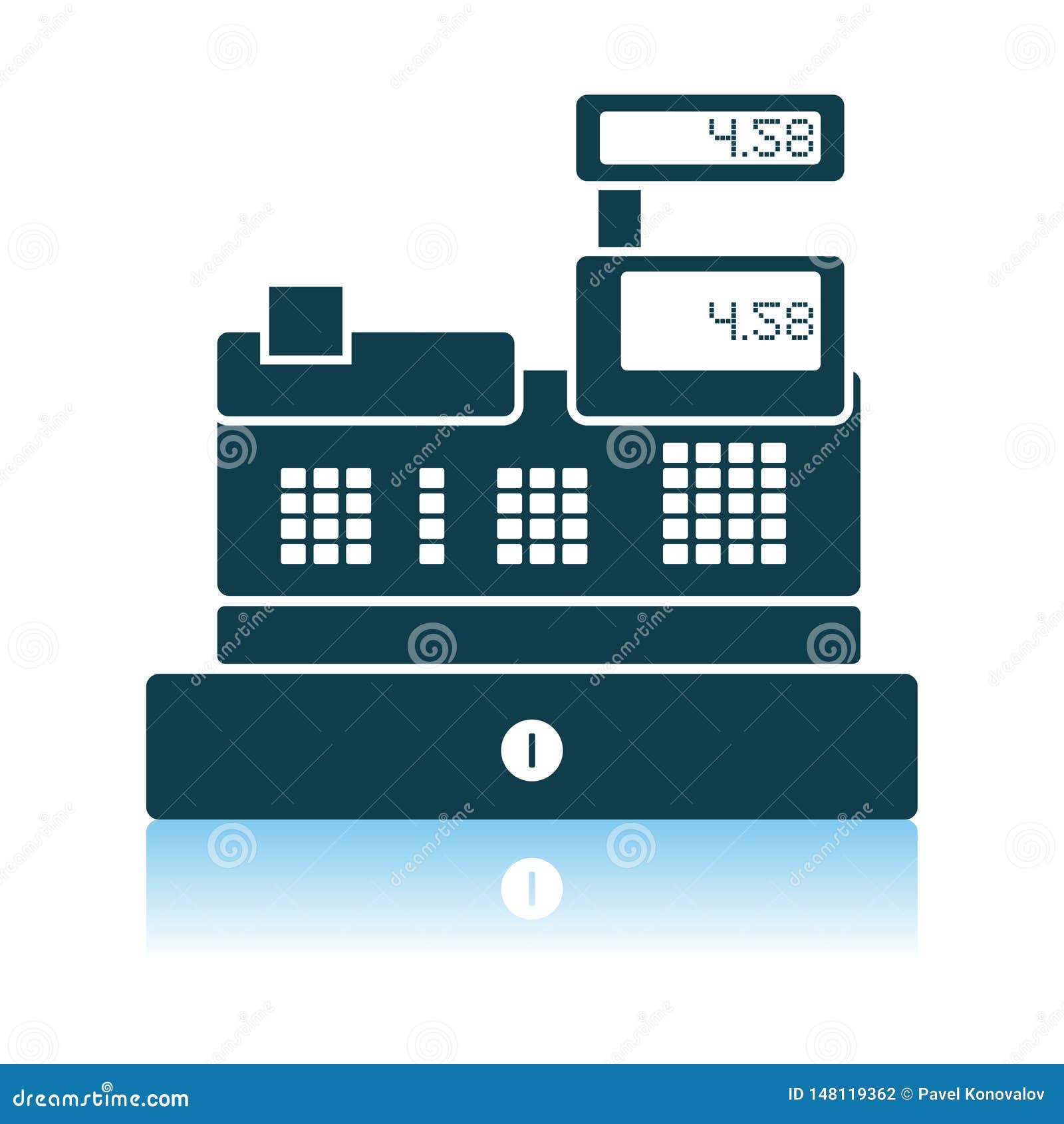 Cashier Icon. Trendy Cashier Logo Concept On White Background Fr ...