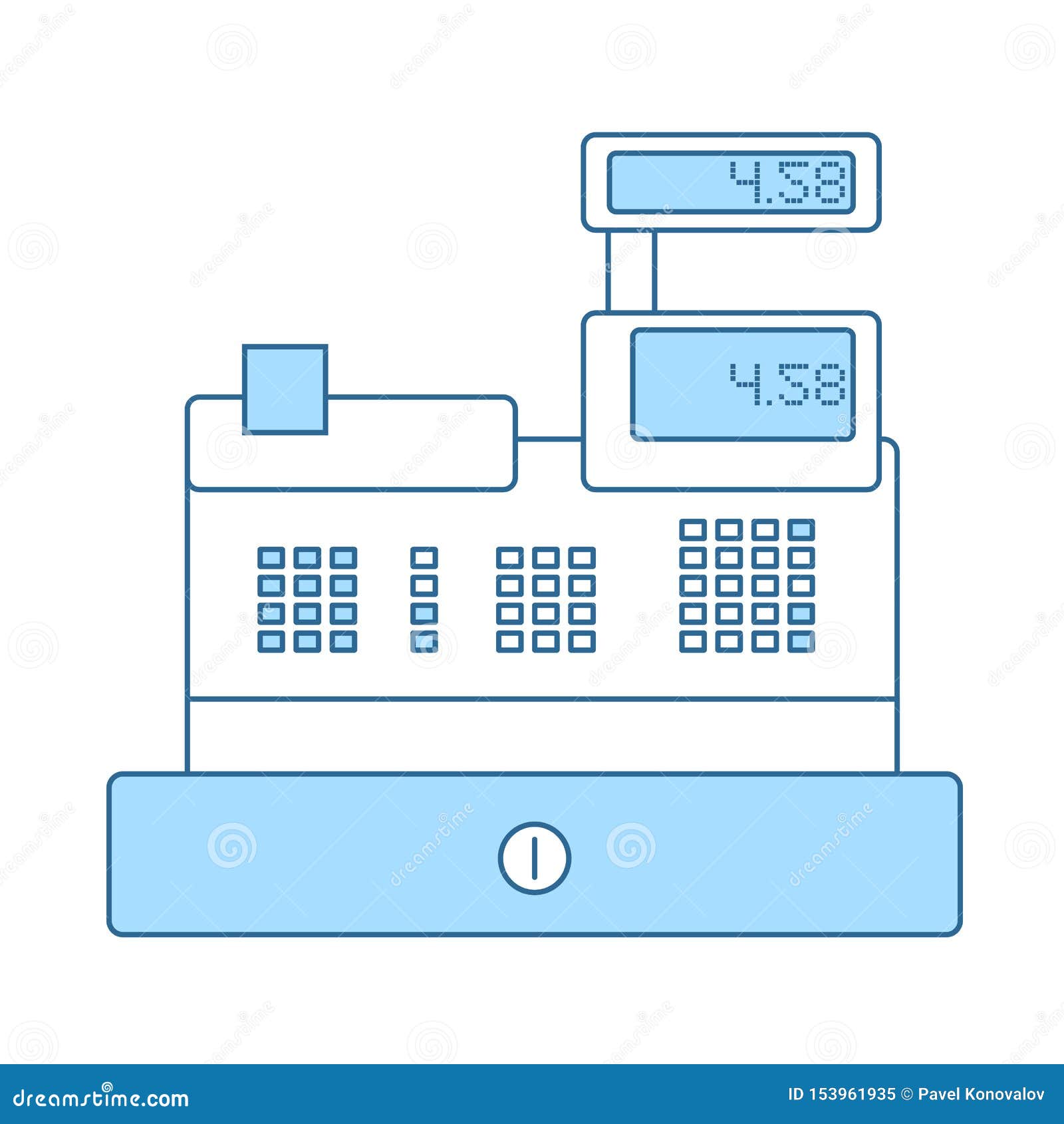 Cashier Icon stock vector. Illustration of electronic - 153961935