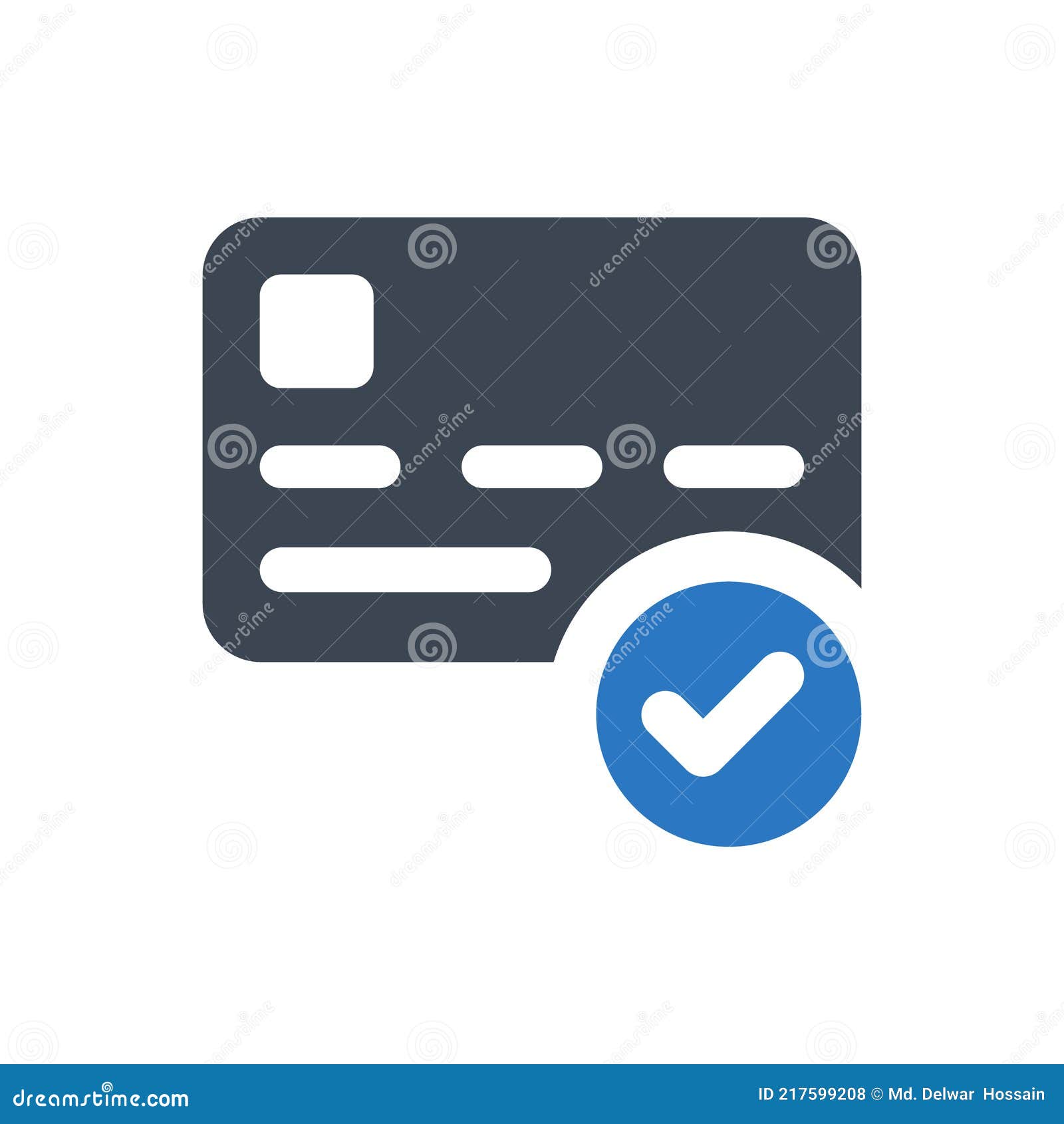 Cashless payment icon stock vector. Illustration of online - 217599208