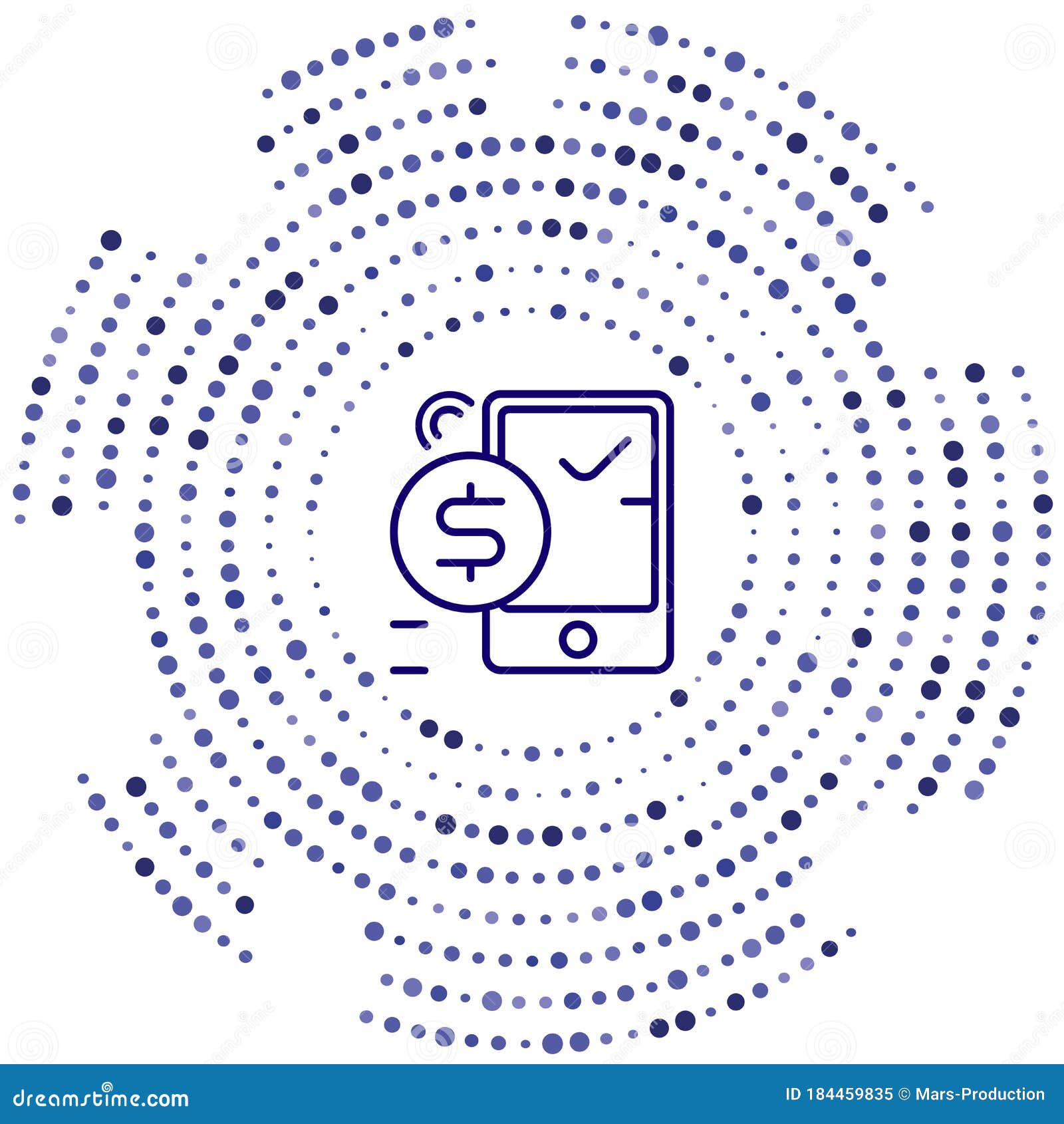 Cashless Payment Vector Icon. Cashless Payment Editable Stroke Stock ...