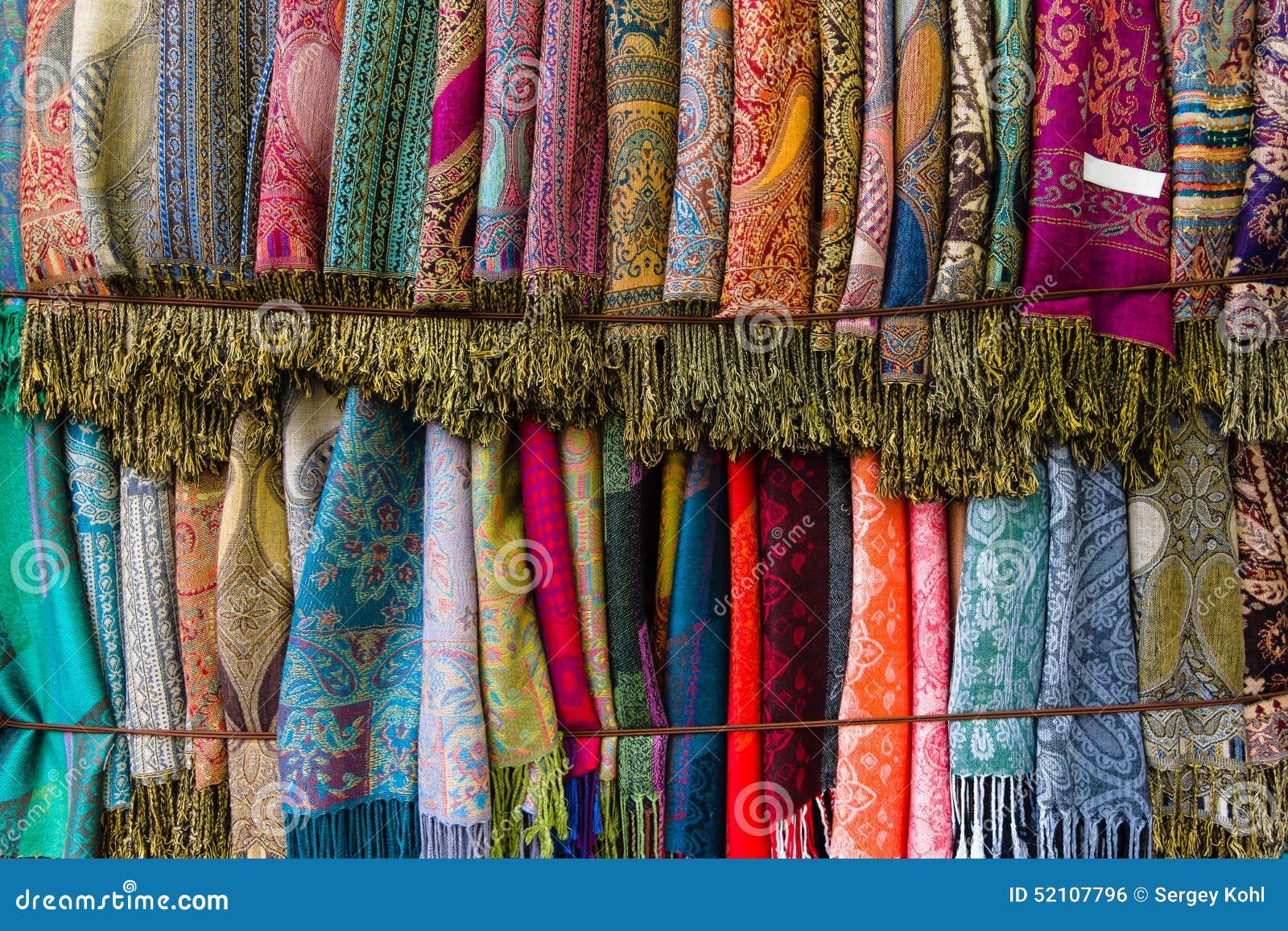 Cashmere Scarves. Background. Stock Photo - Image of colors, cultures ...