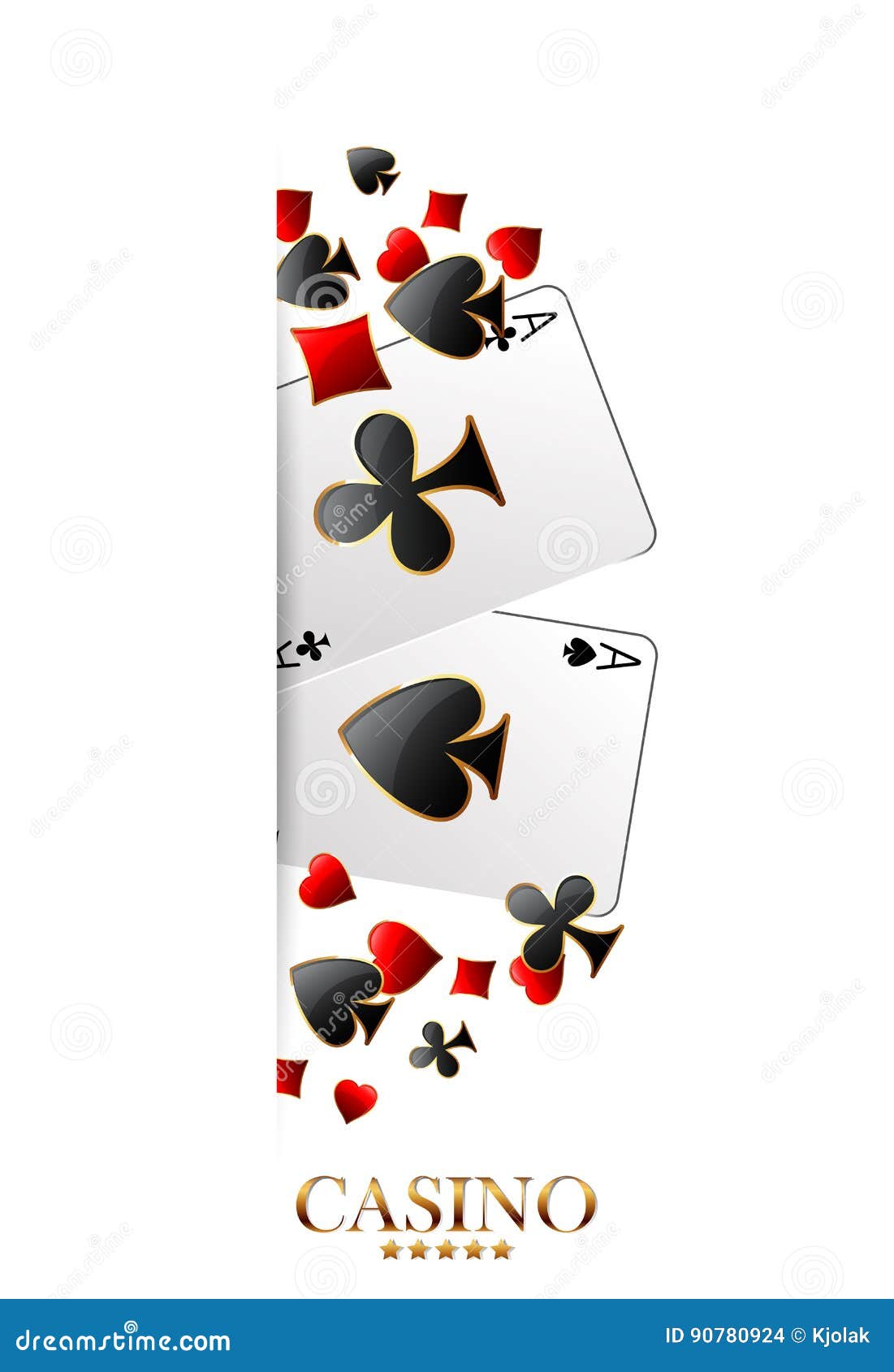 Casino advertising design stock vector. Illustration of money - 90780924