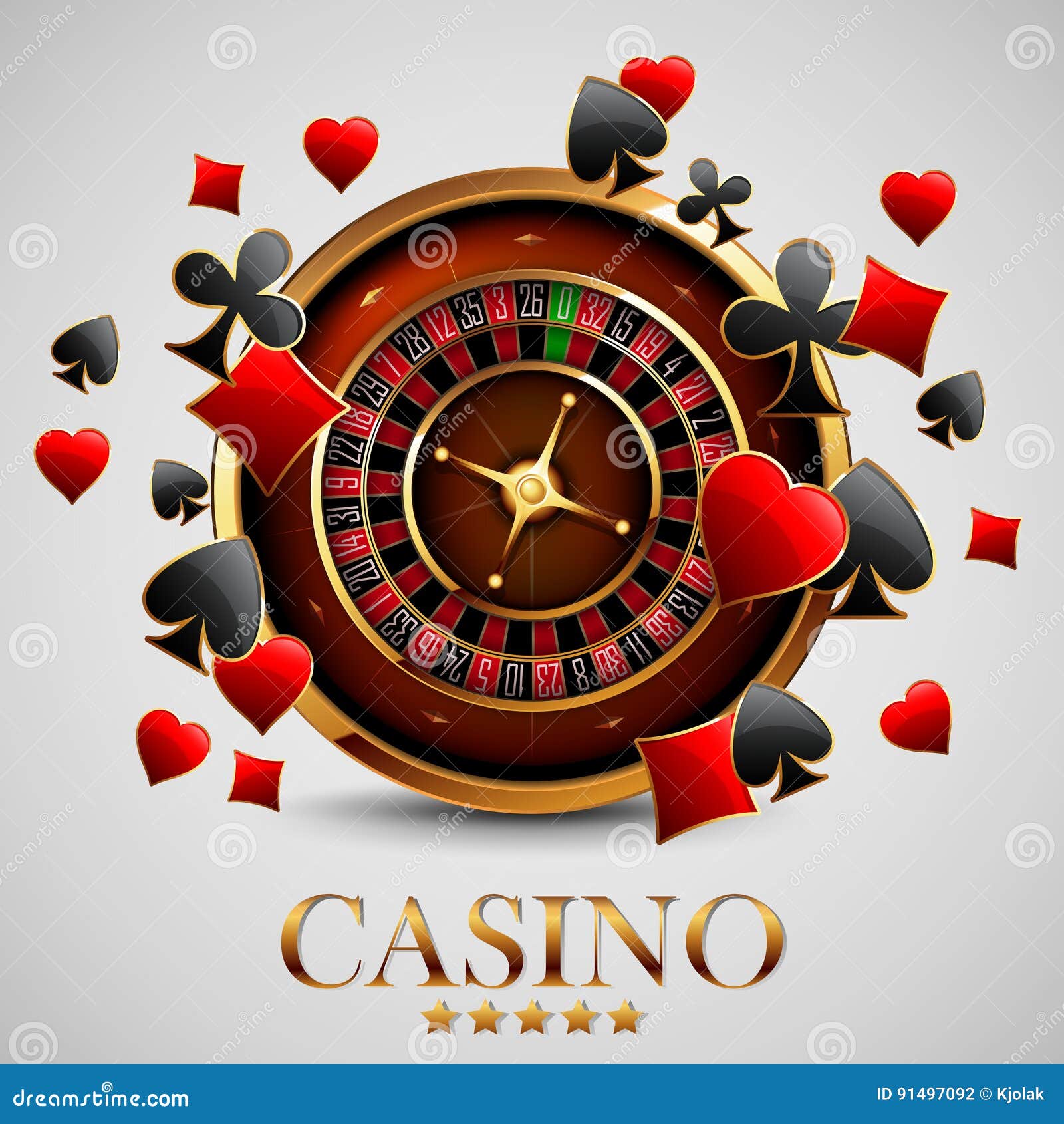 Casino advertising design stock vector. Illustration of table - 91497092