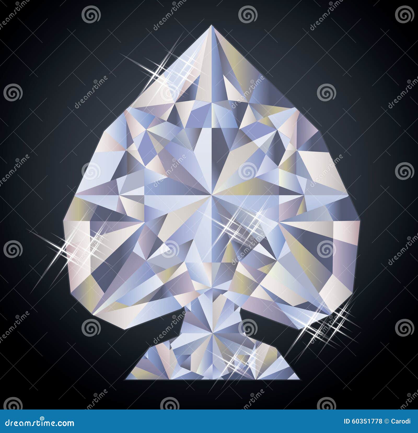 Casino Background with Spade Diamond Poker Element Stock Vector ...