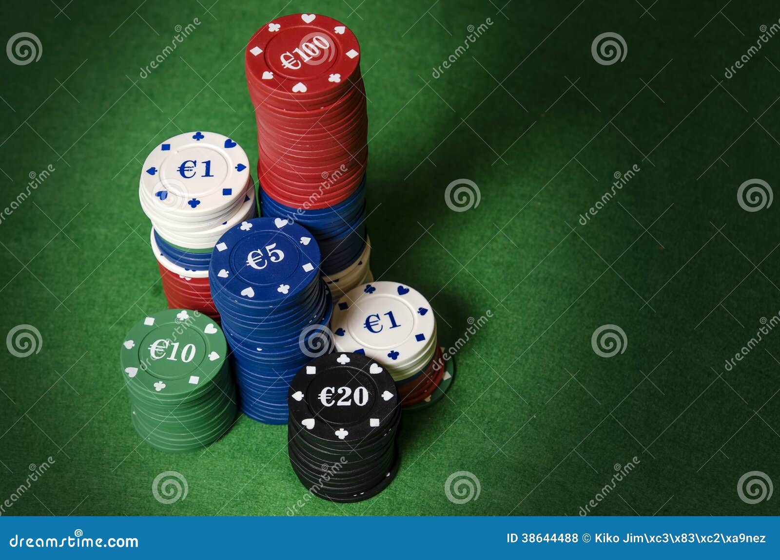 Casino betting chips stock photo. Image of play, poker - 38644488