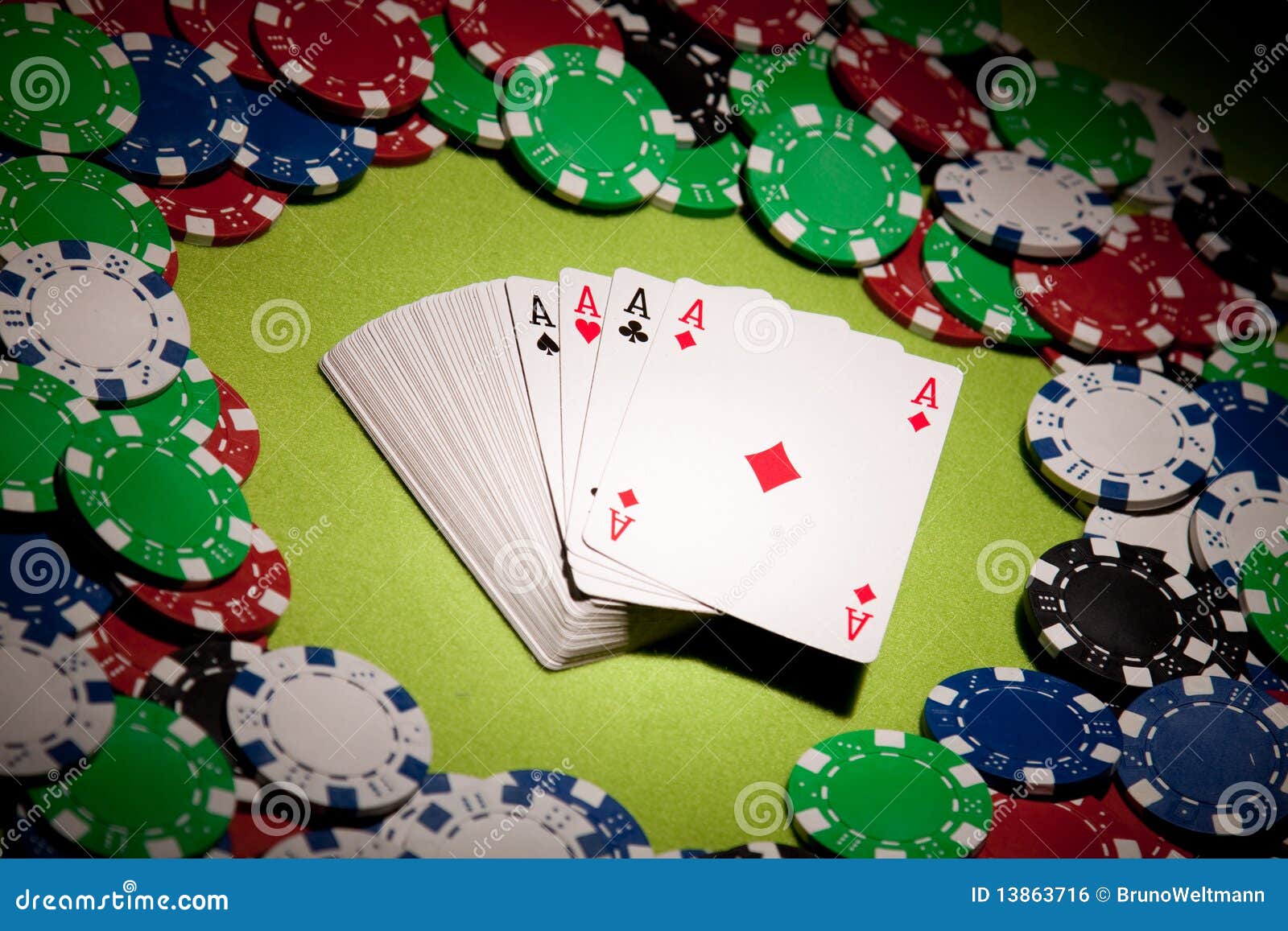 Casino Cards Background Green Texture Stock Photography | CartoonDealer ...