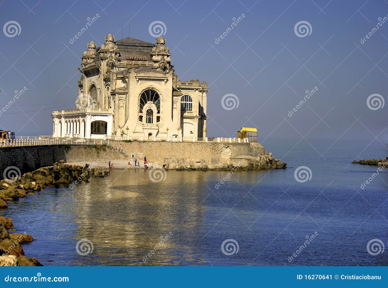 Casino De Constanta, Constanta, Roumanie Image stock - Image du noir ...