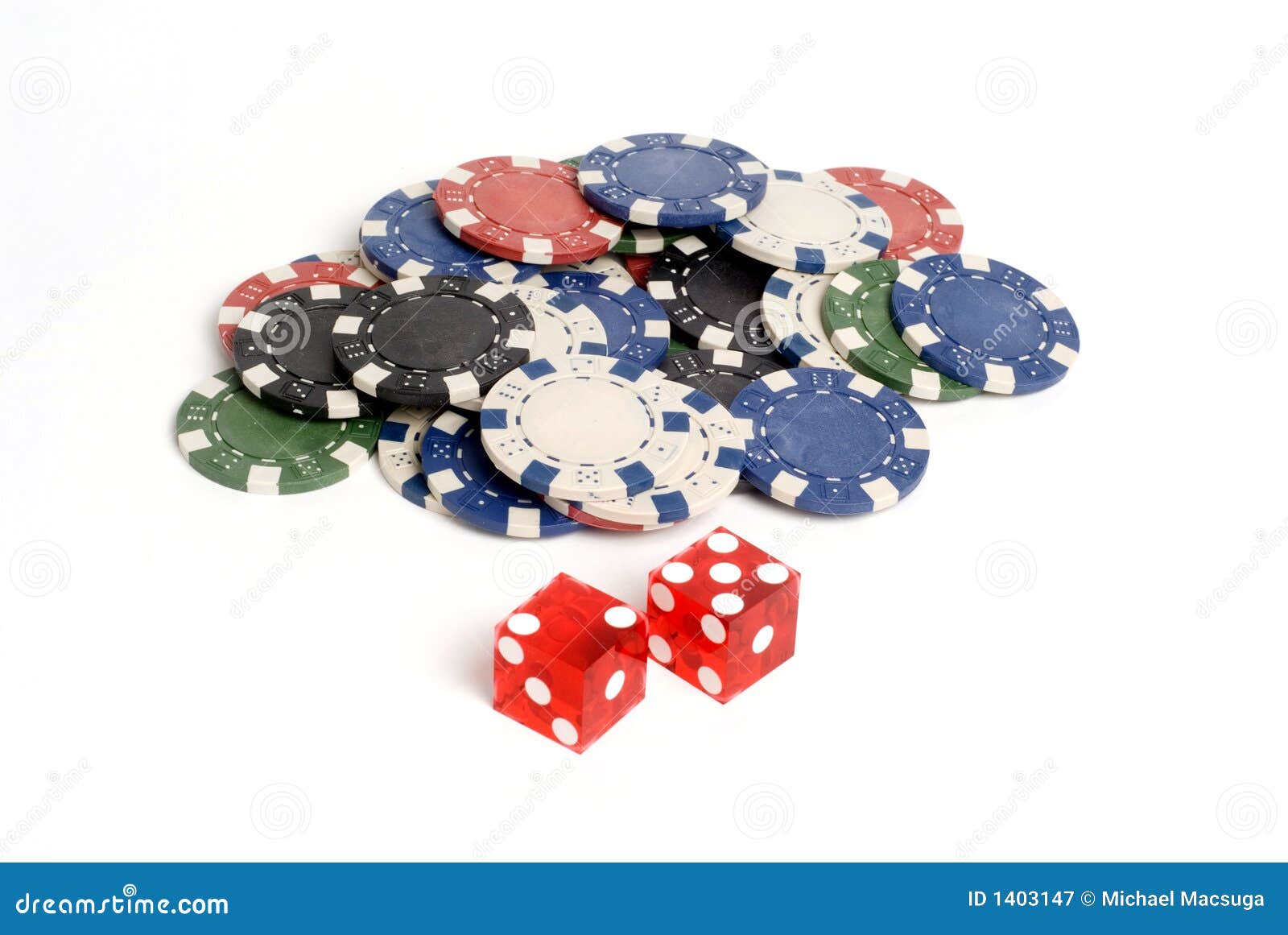 Casino Dice stock image. Image of casino, luck, chance - 1403147
