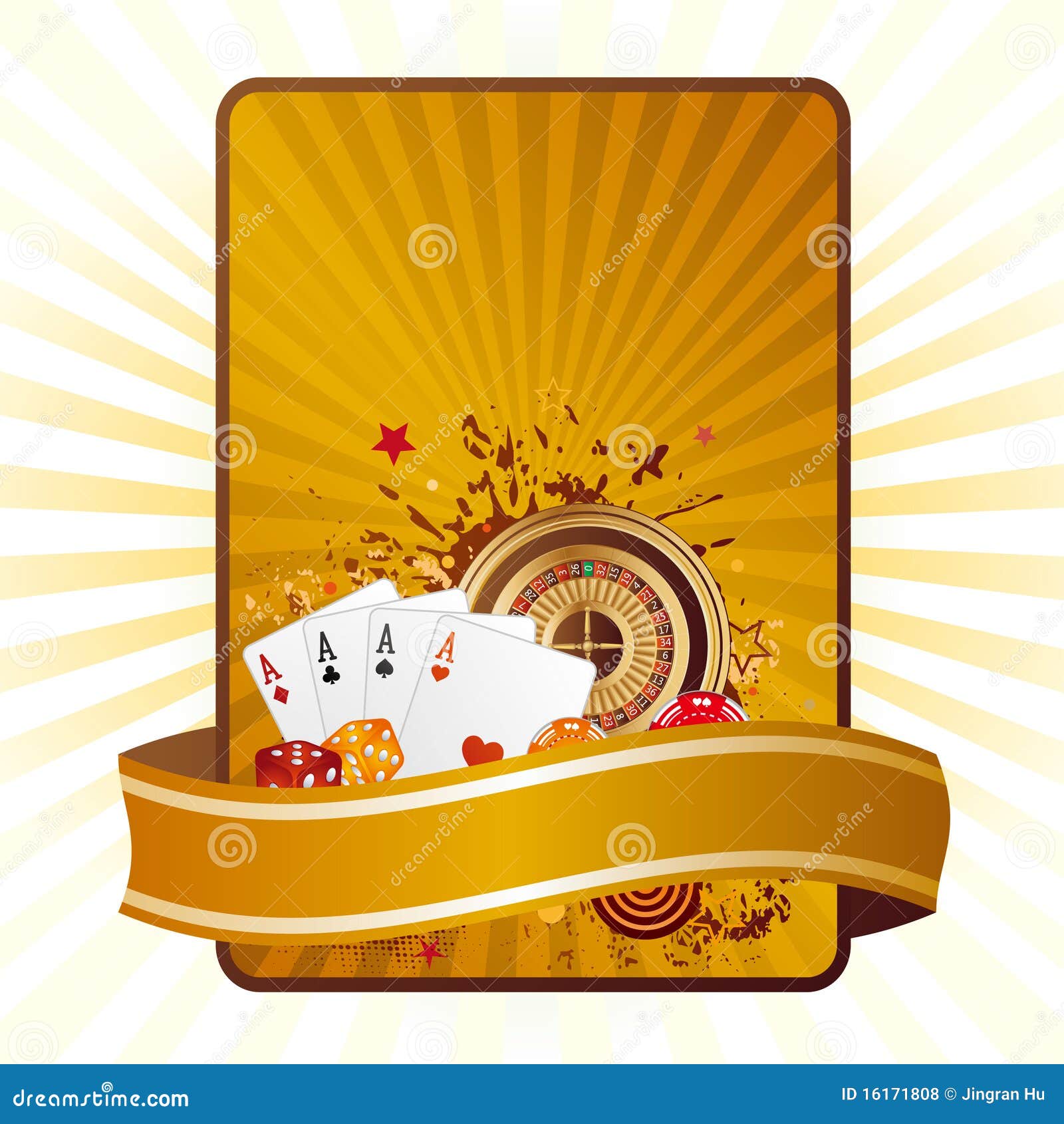 Casino elements vector stock vector. Illustration of diamond - 16171808