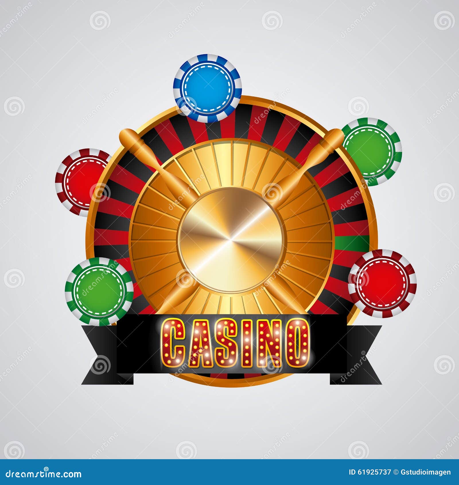 Casino gambling concept stock vector. Illustration of play - 61925737