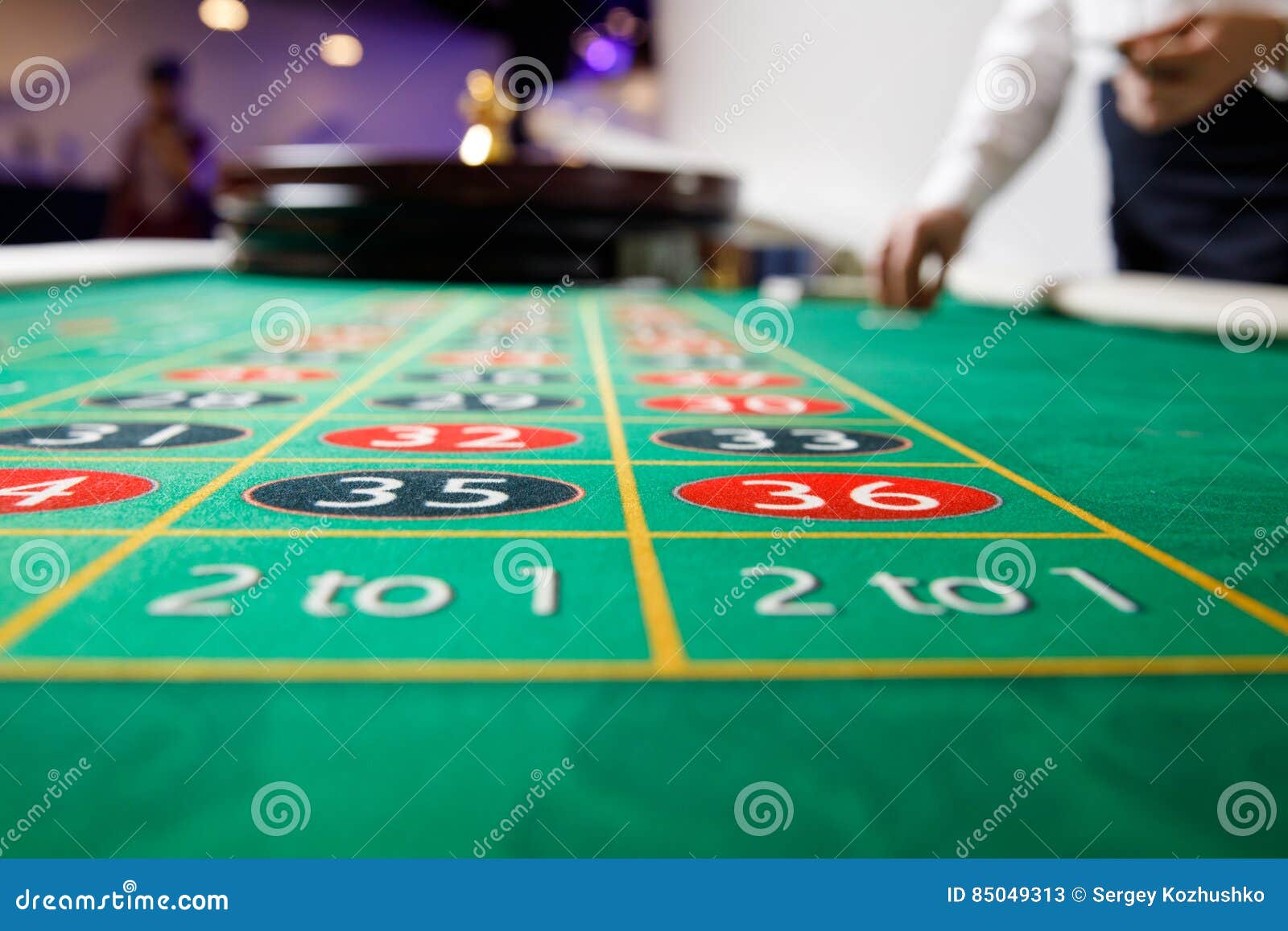 Casino green table numbers stock image. Image of game - 85049313