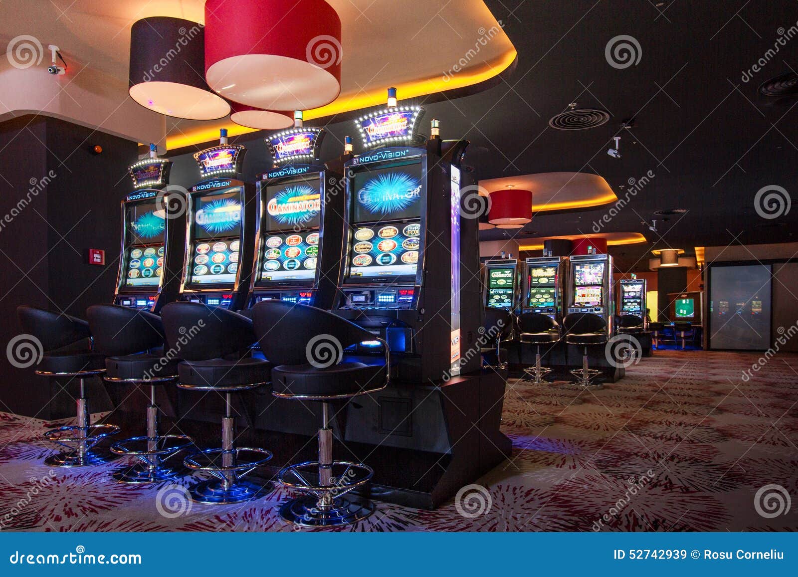 Casino Interior editorial stock image. Image of machines - 52742939