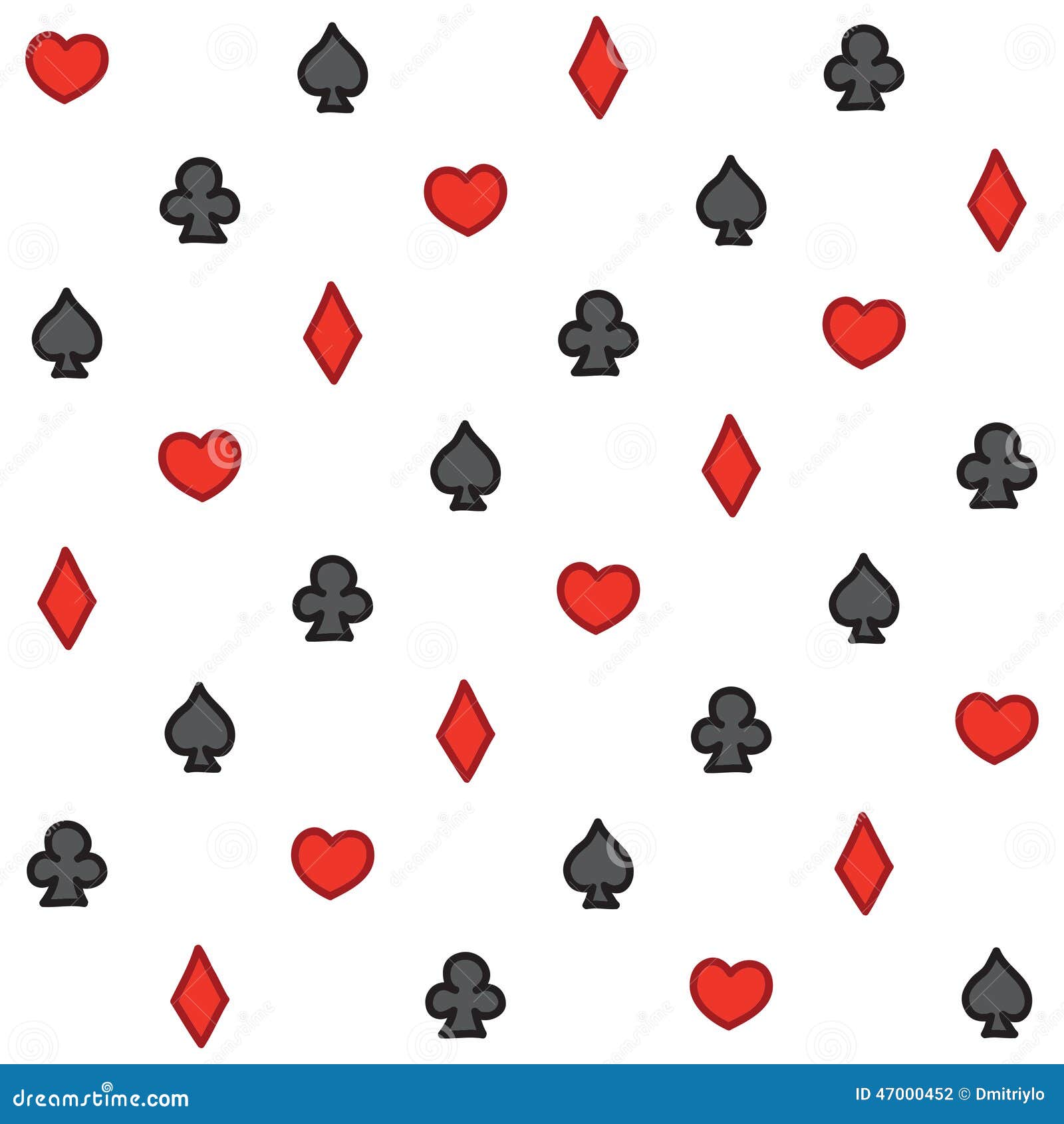 Casino pattern stock vector. Illustration of fabric, gamble - 47000452