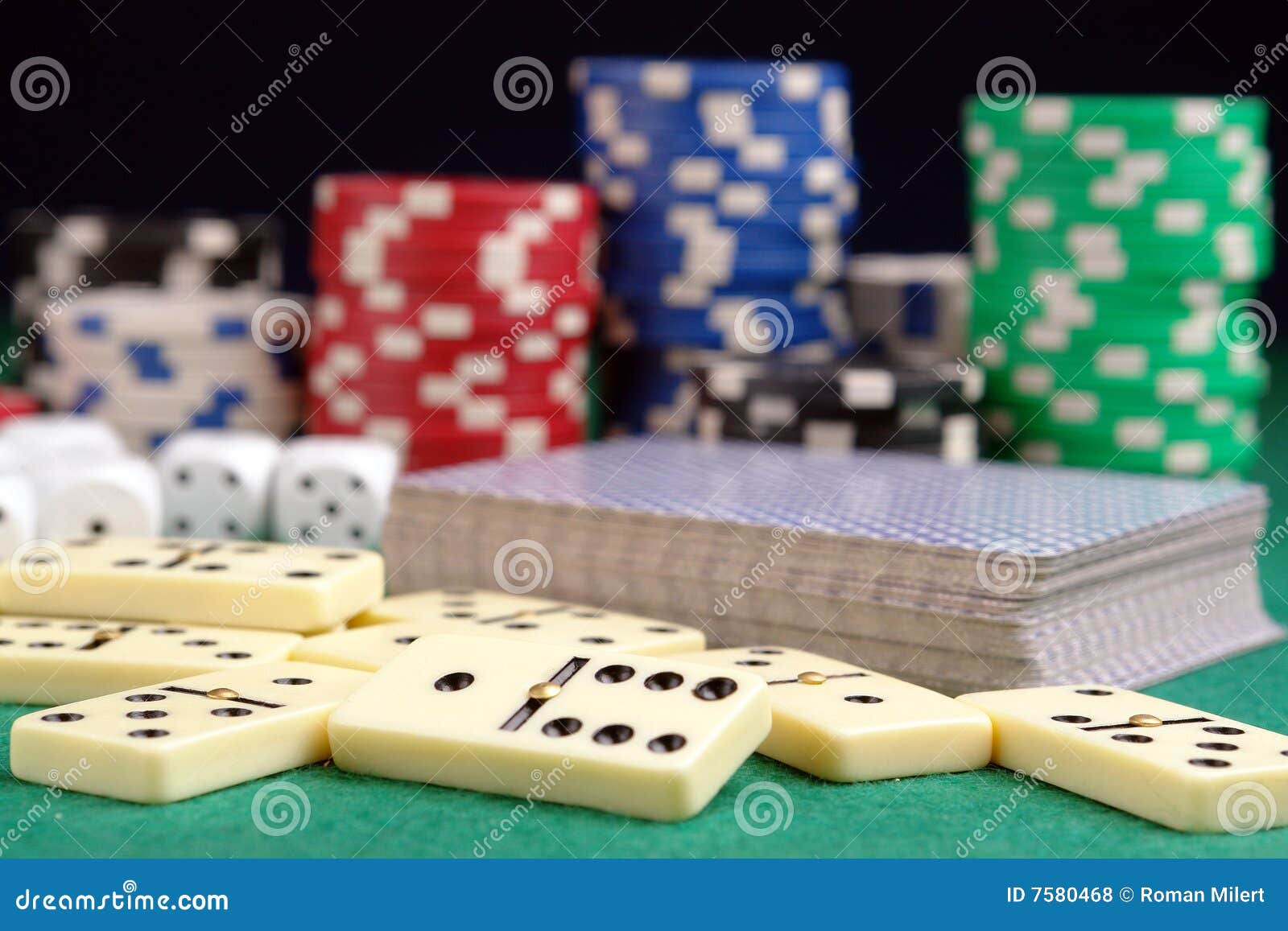 Casino props stock photo. Image of prop, stack, piece - 7580468