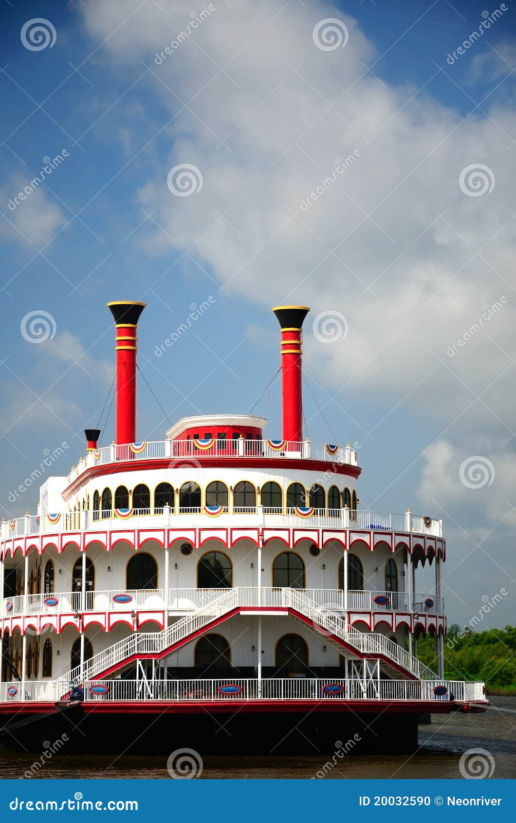 Casino River Boat stock photo. Image of gambling, clouds - 20032590