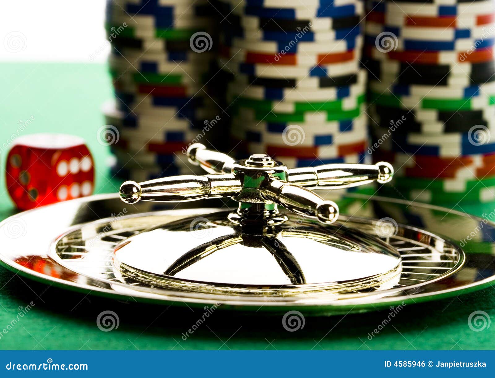 Casino - Roulette & Chips Stock Photo - Image of chip, chips: 4585946