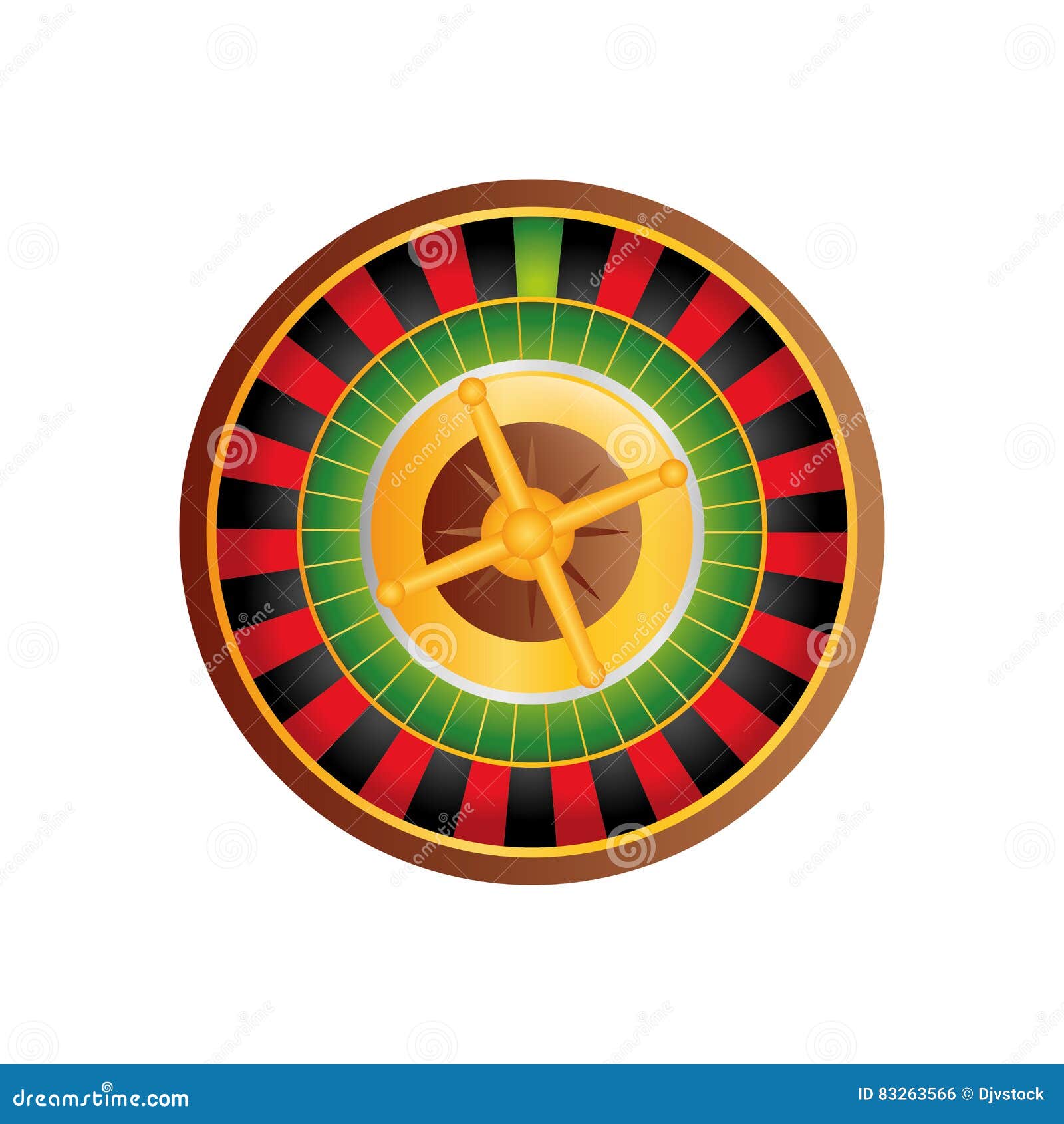 Casino Roulette game stock illustration. Illustration of wealth - 83263566