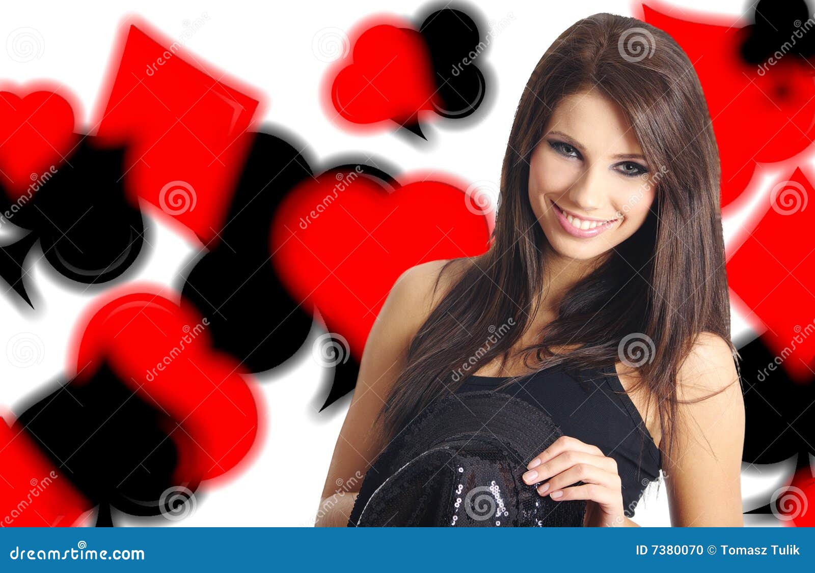 Casino showgirl stock photo. Image of pattern, leisure - 7380070