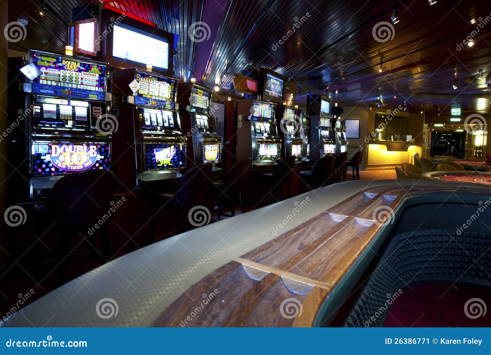 Casino with Slot Machines editorial photo. Image of craps - 26386771