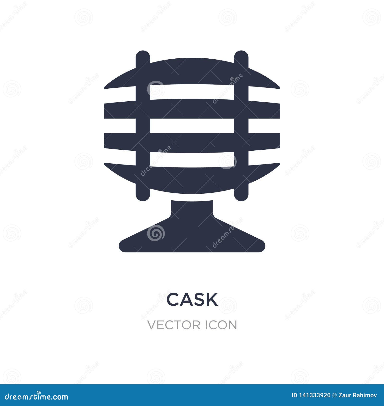Cask Icon In Trendy Design Style. Cask Icon Isolated On White ...