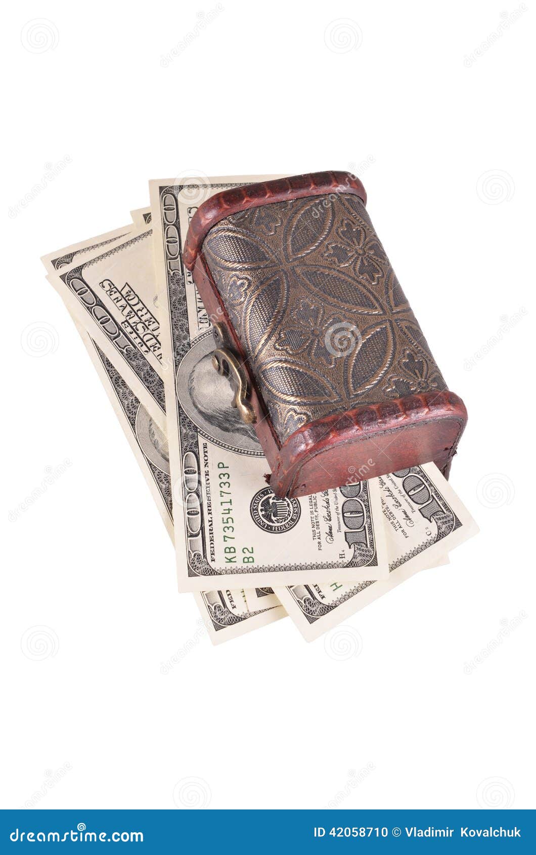 Casket with money stock photo. Image of american, money - 42058710