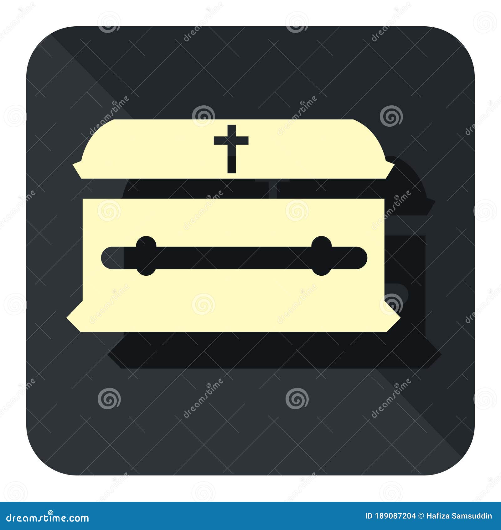 Casket. Vector Illustration Decorative Design Stock Vector ...