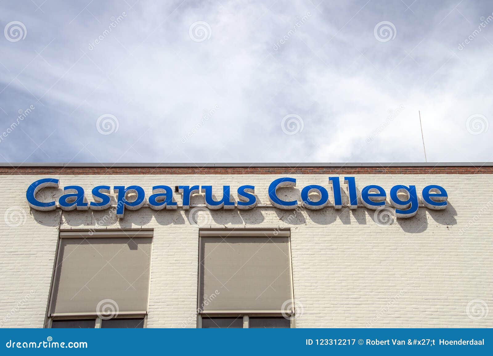 Casparus College Building at Weesp the Netherlands Editorial ...