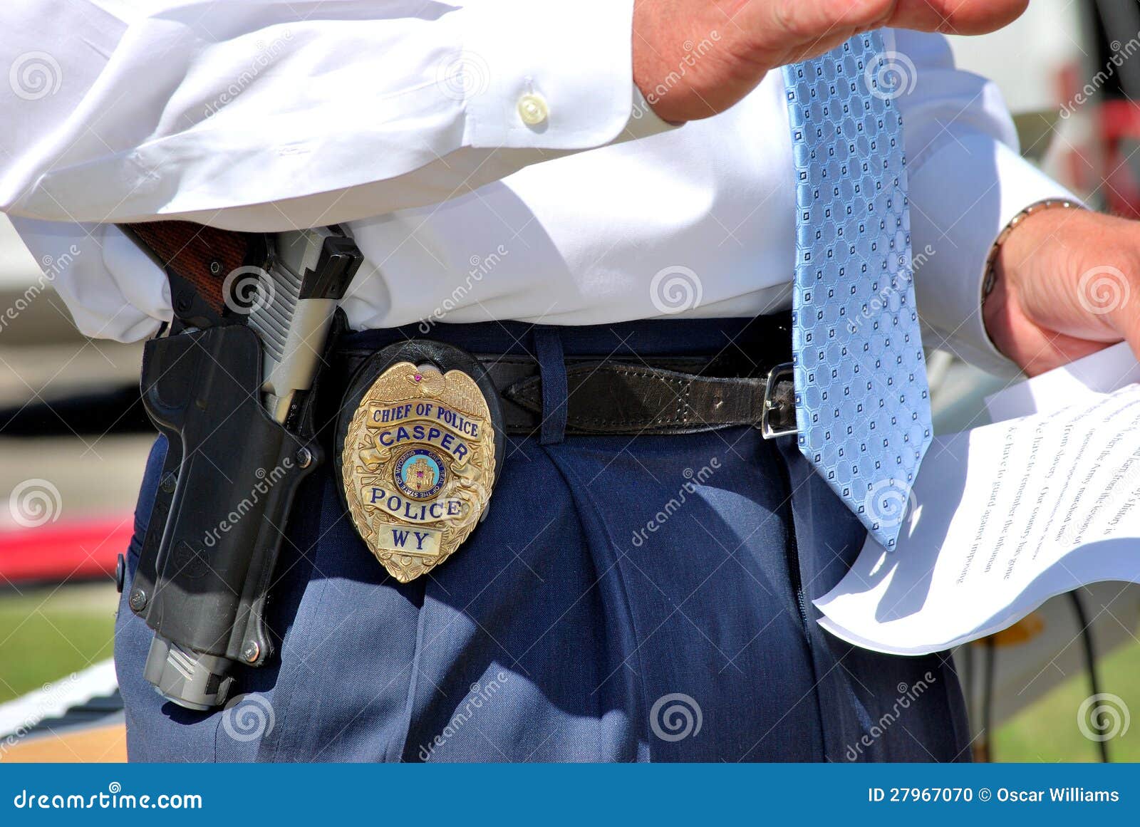 Casper police chief. editorial image. Image of police - 27967070