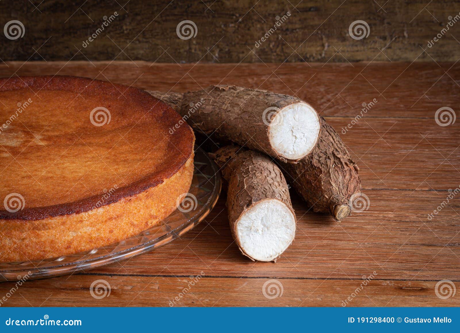 Cassava Cake Bananas Stock Photography | CartoonDealer.com #83853116