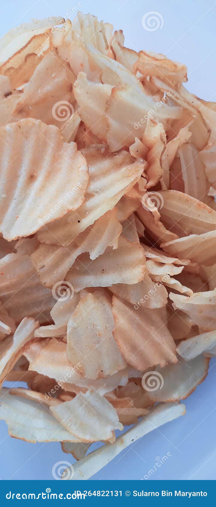 Cassava Chips, Snacks Made from Cassava or Cassava. Crispy and Savory ...