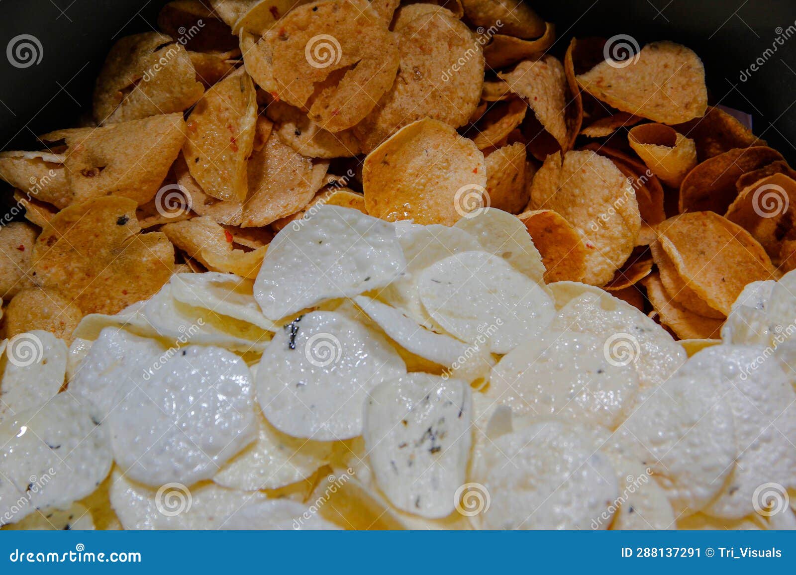 Cassava Chips or Tapioca Chips is a Traditional Snack Stock Image ...