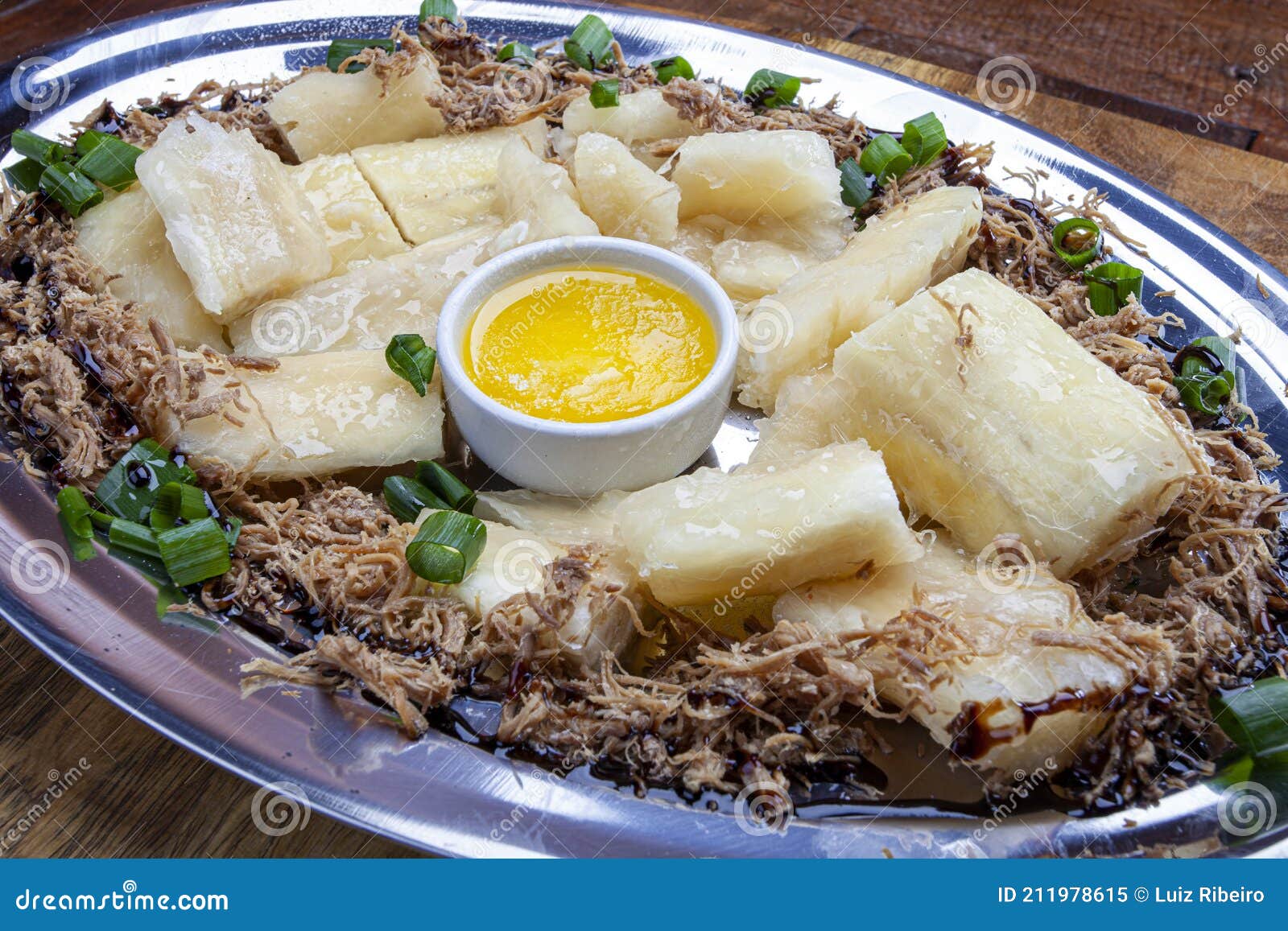 Cassava Cooked Bottle Butter Stock Image - Image of closeup, cuisine ...