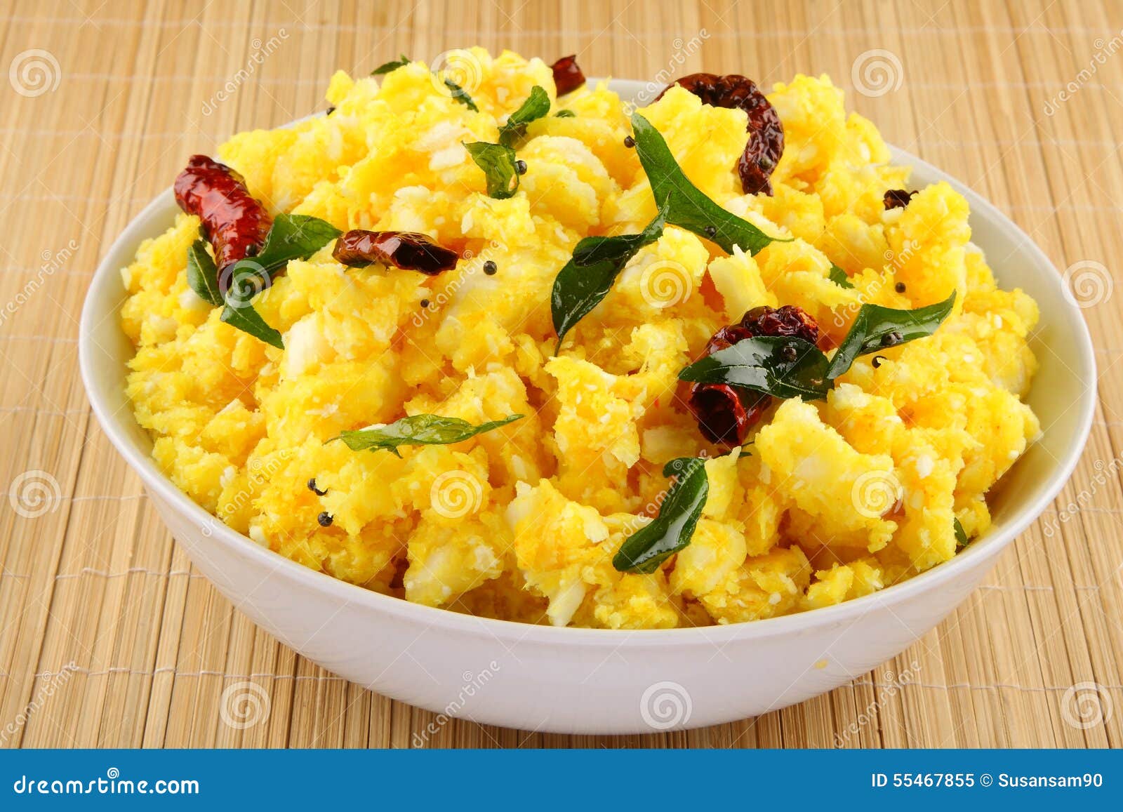 Cassava dish stock image. Image of spicy, kerala, boat - 55467855