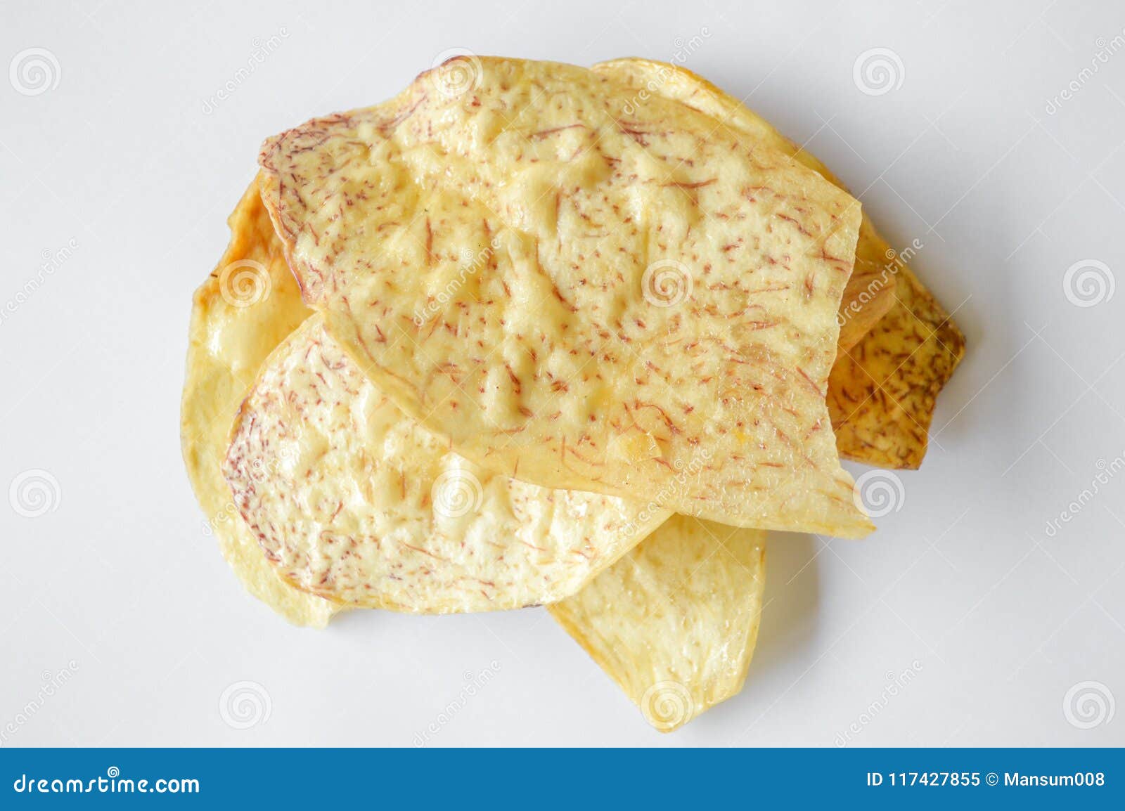 Cassava fried slice stock image. Image of crispy, delicious - 117427855