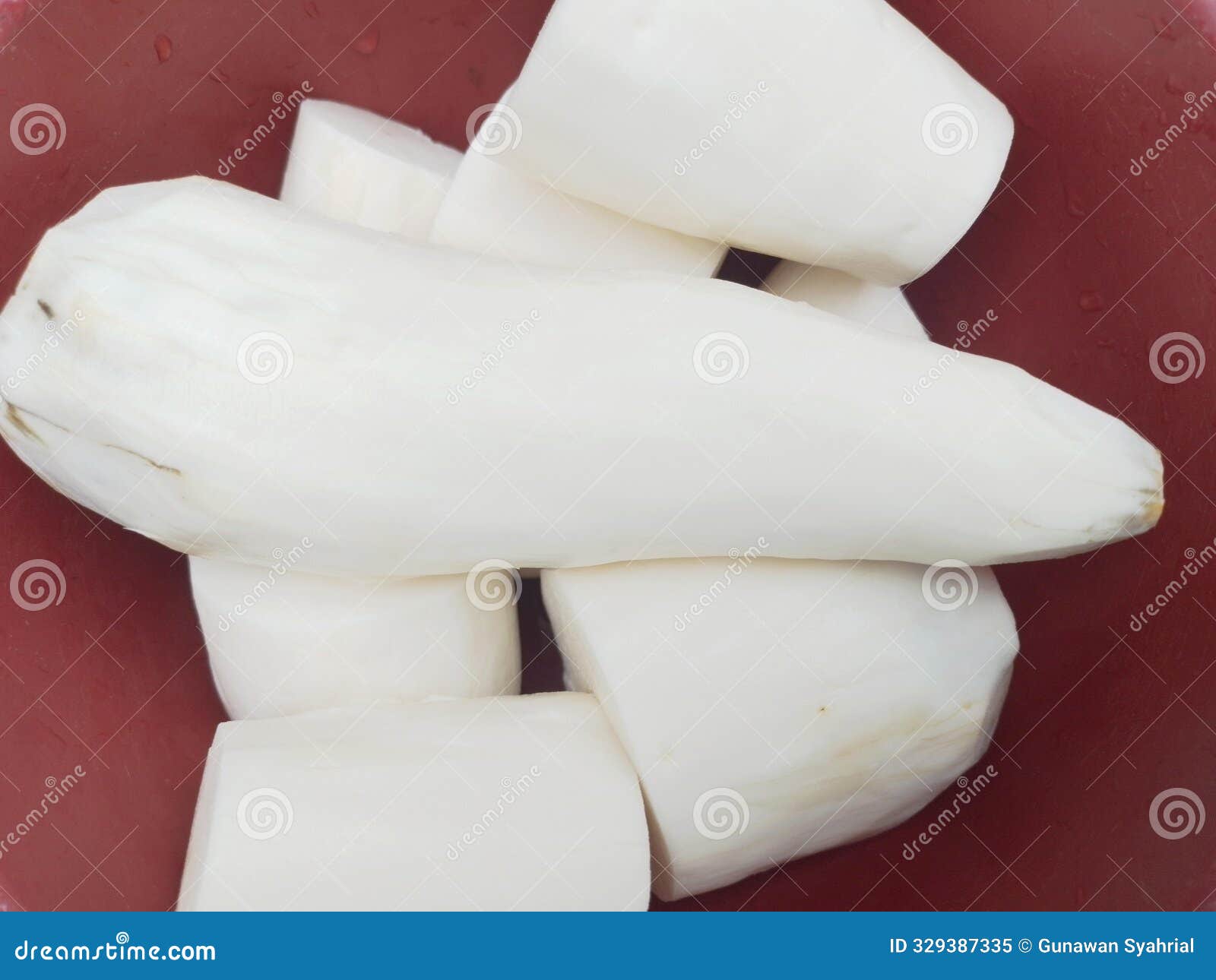 Cassava stock image. Image of pink, vegetable, cassava - 329387335