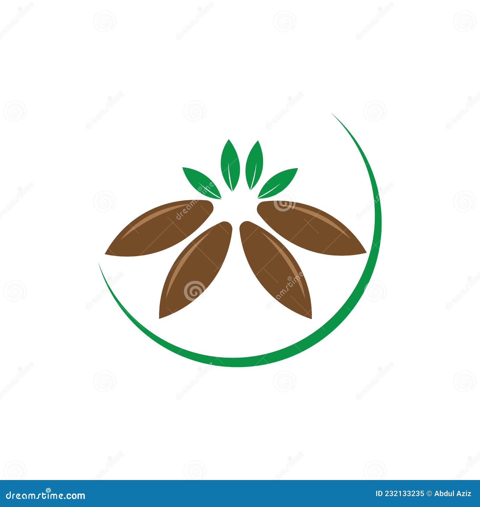 Cassava icon logo vector stock vector. Illustration of slice - 232133235