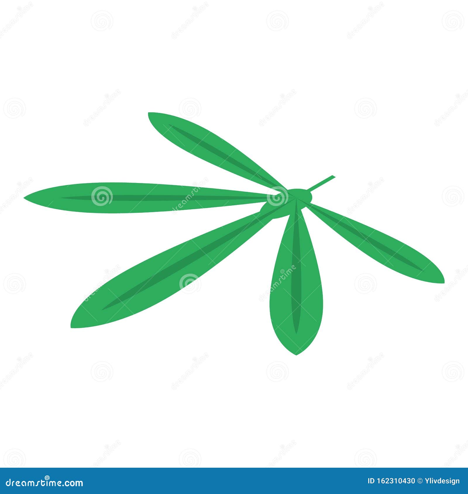 Cassava Leaf Icon Vector Illustration | CartoonDealer.com #290990446