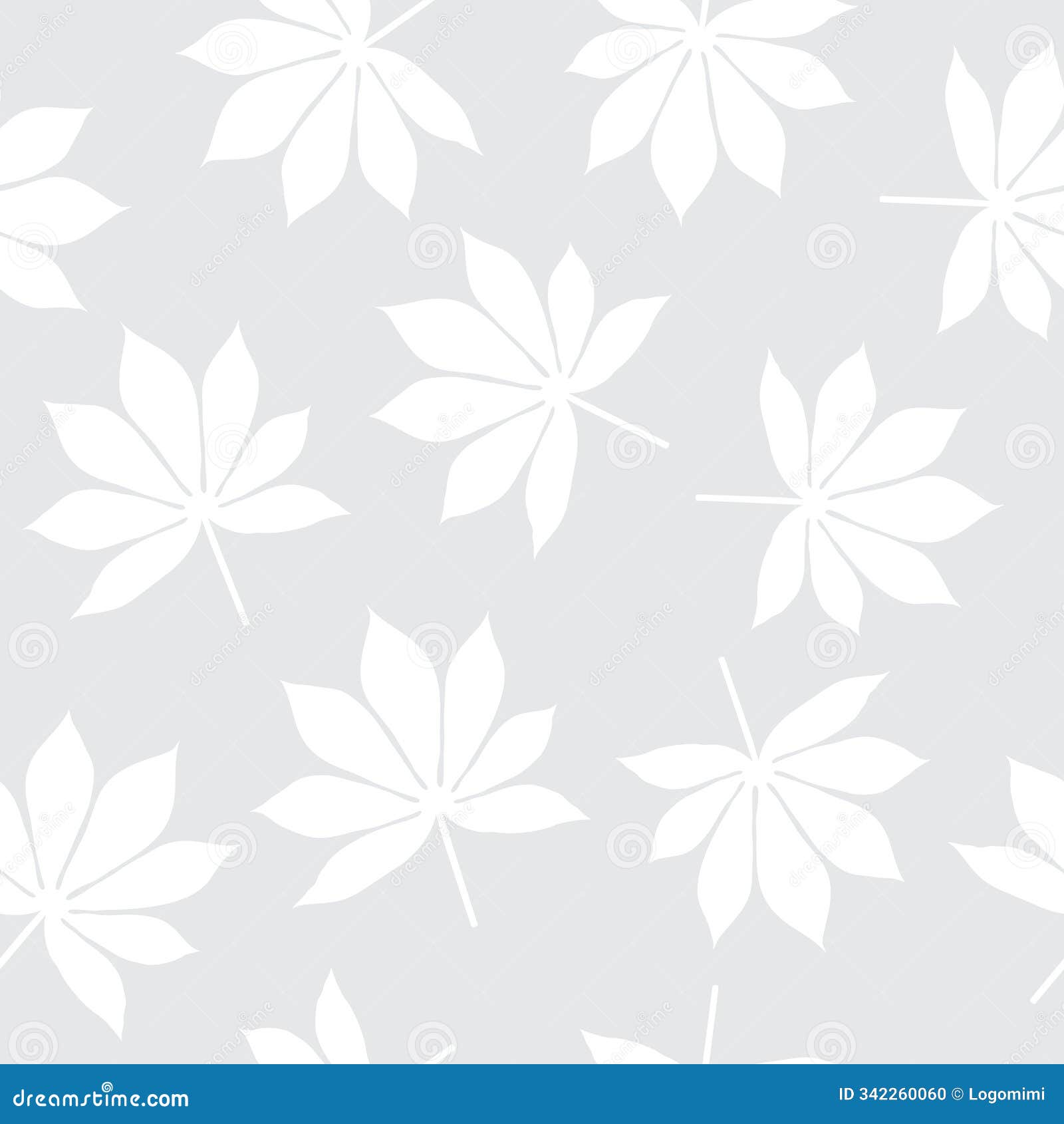 Cassava Leaves Decorated With Red Water Splashes Vector Illustration ...